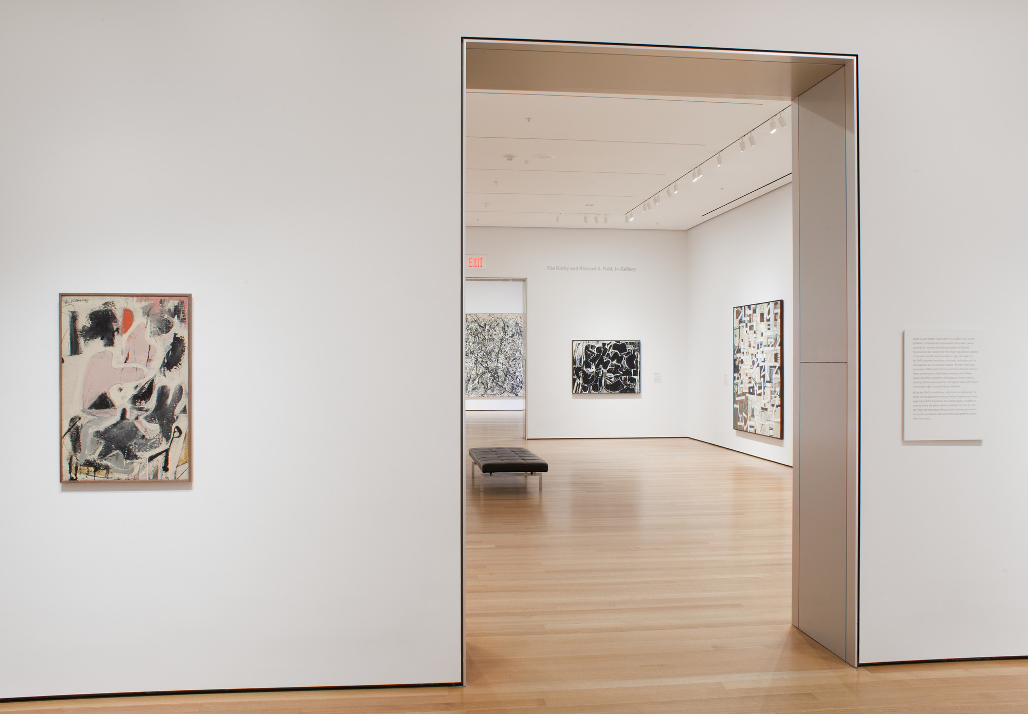Installation view of the exhibition "Abstract Expressionist New York ...