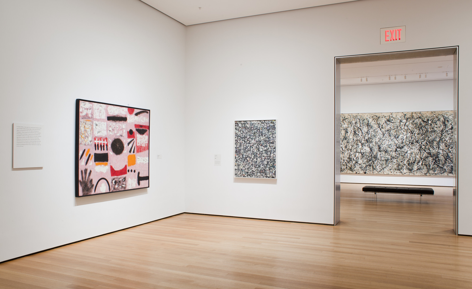 Installation view of the exhibition "Abstract Expressionist New York ...