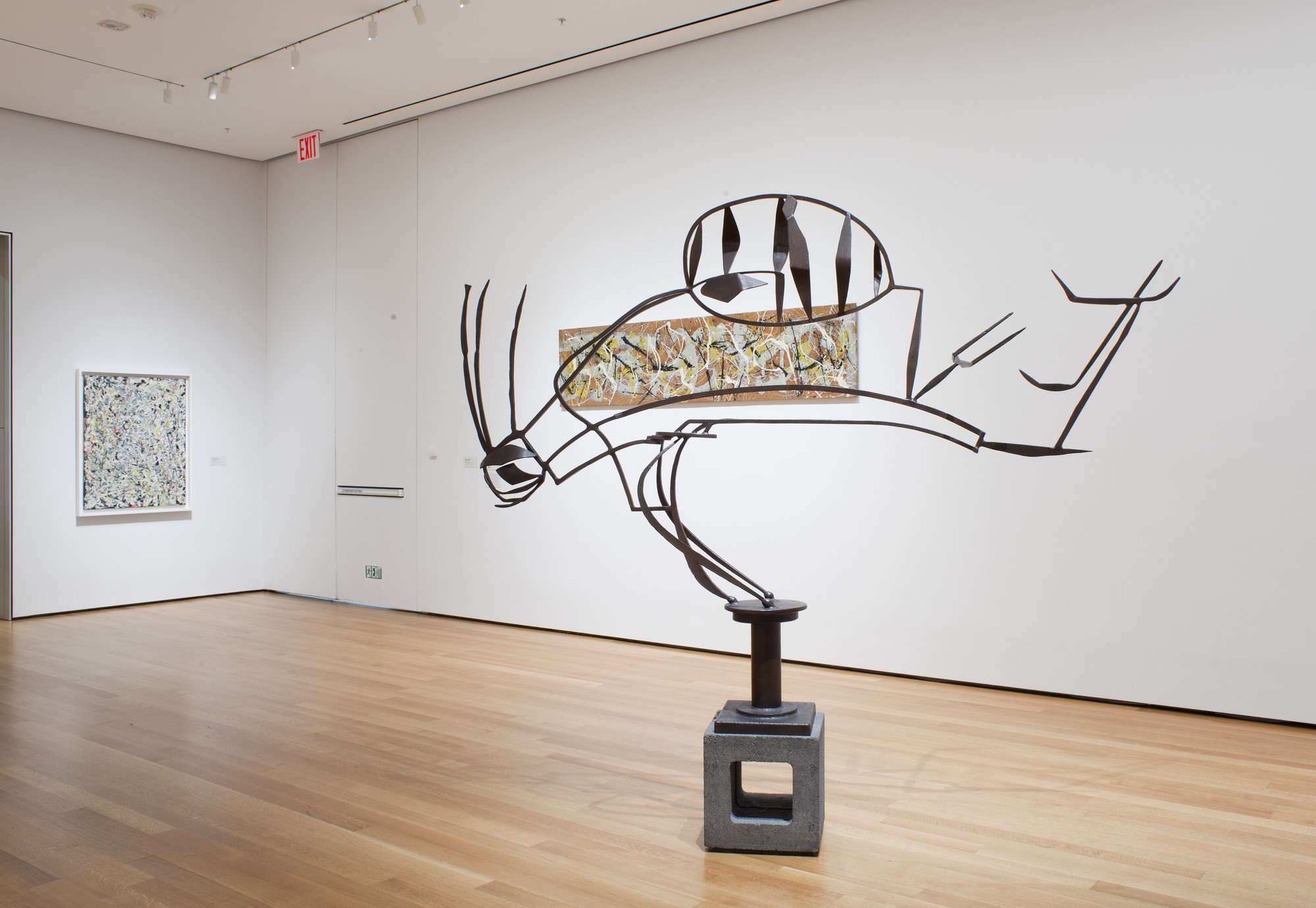 Installation view of the exhibition "Abstract Expressionist New York ...