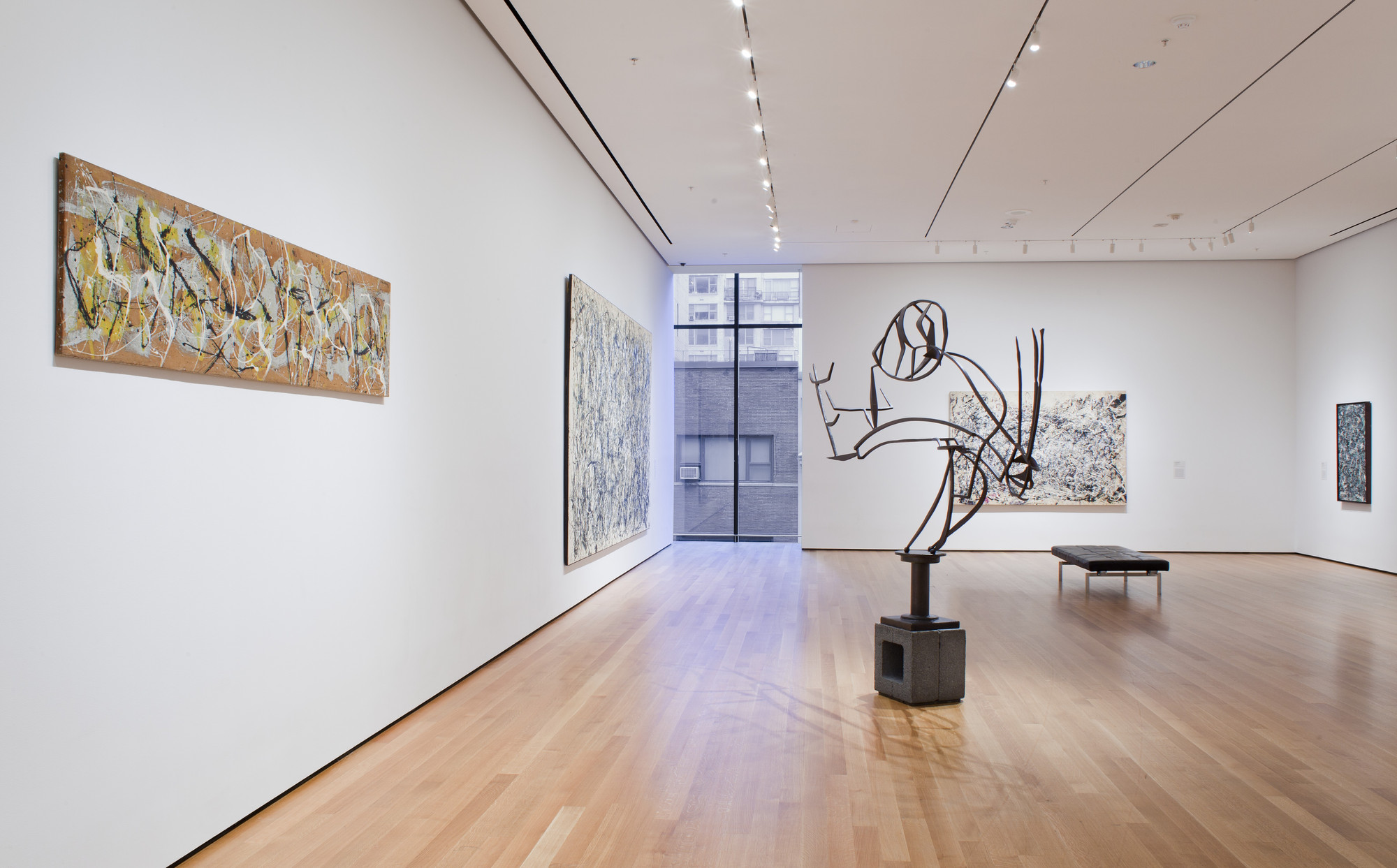 Installation view of the exhibition "Abstract Expressionist New York ...