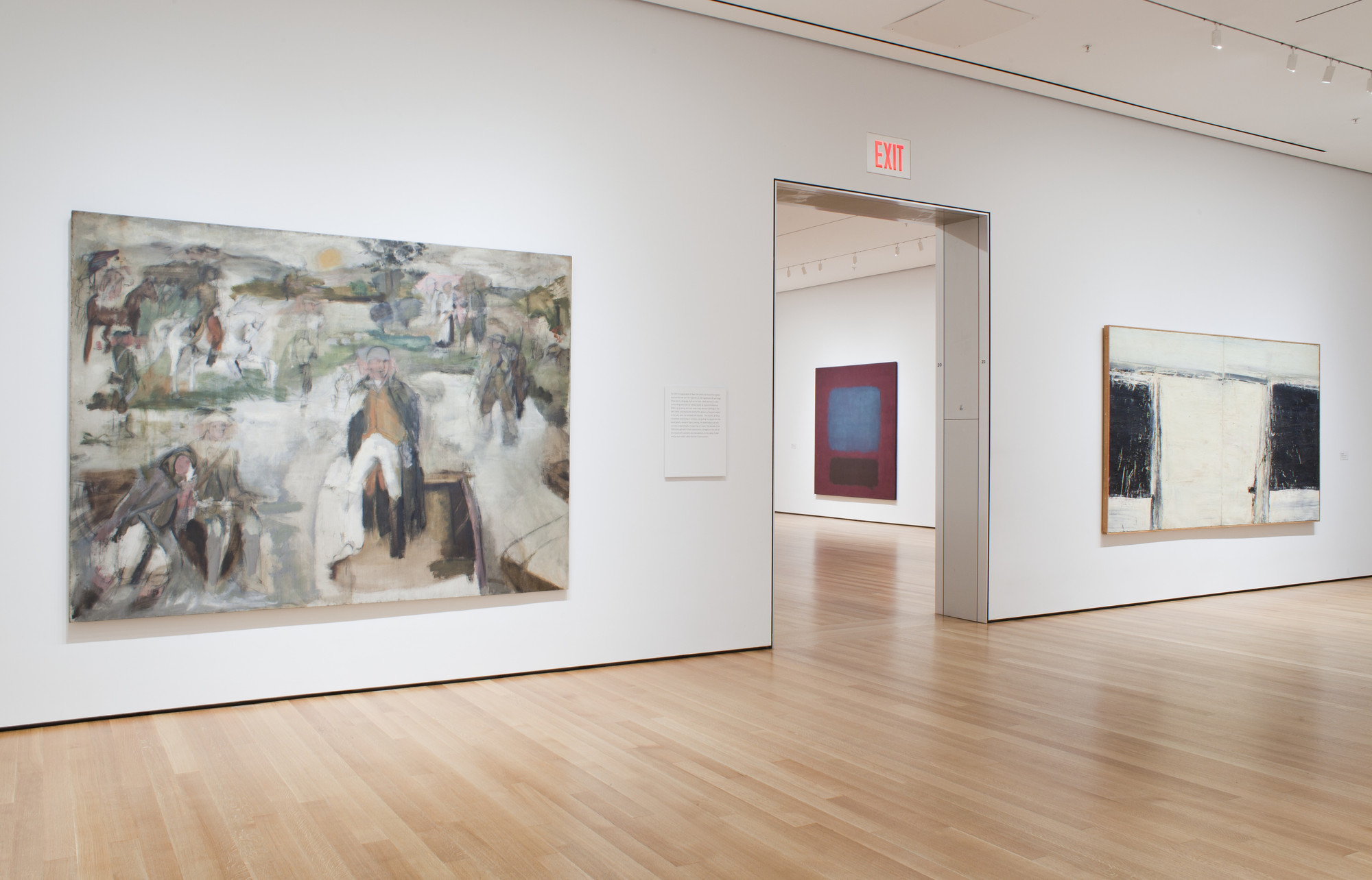 Installation view of the exhibition "Abstract Expressionist New York ...