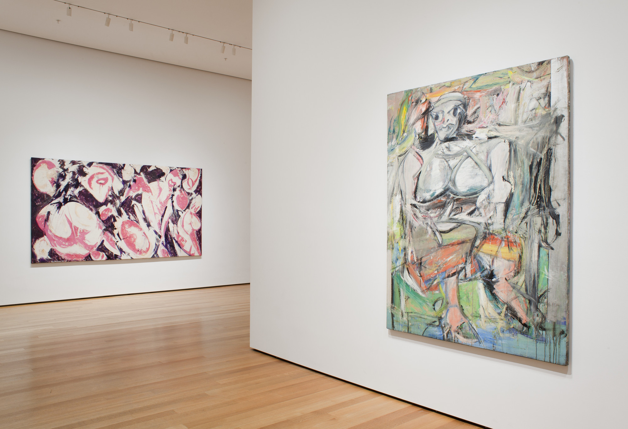 Installation view of the exhibition "Abstract Expressionist New York ...