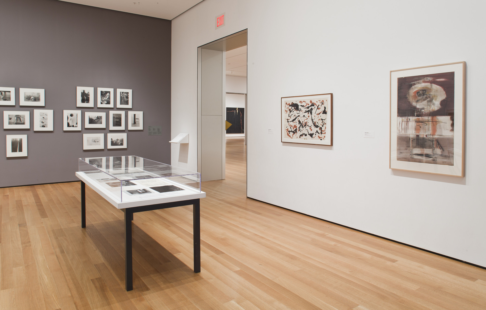 Installation view of the exhibition "Abstract Expressionist New York ...