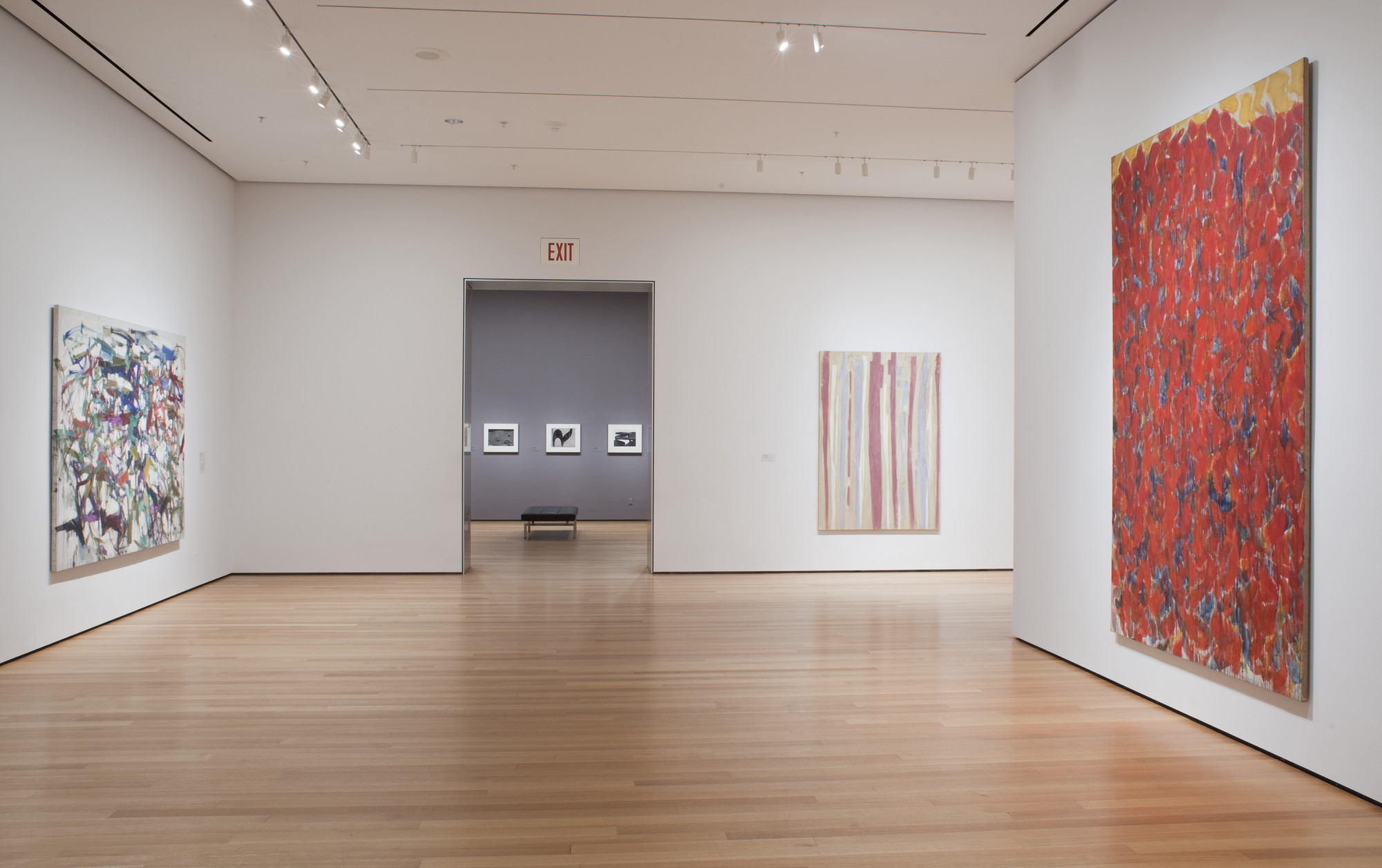 Installation view of the exhibition "Abstract Expressionist New York ...