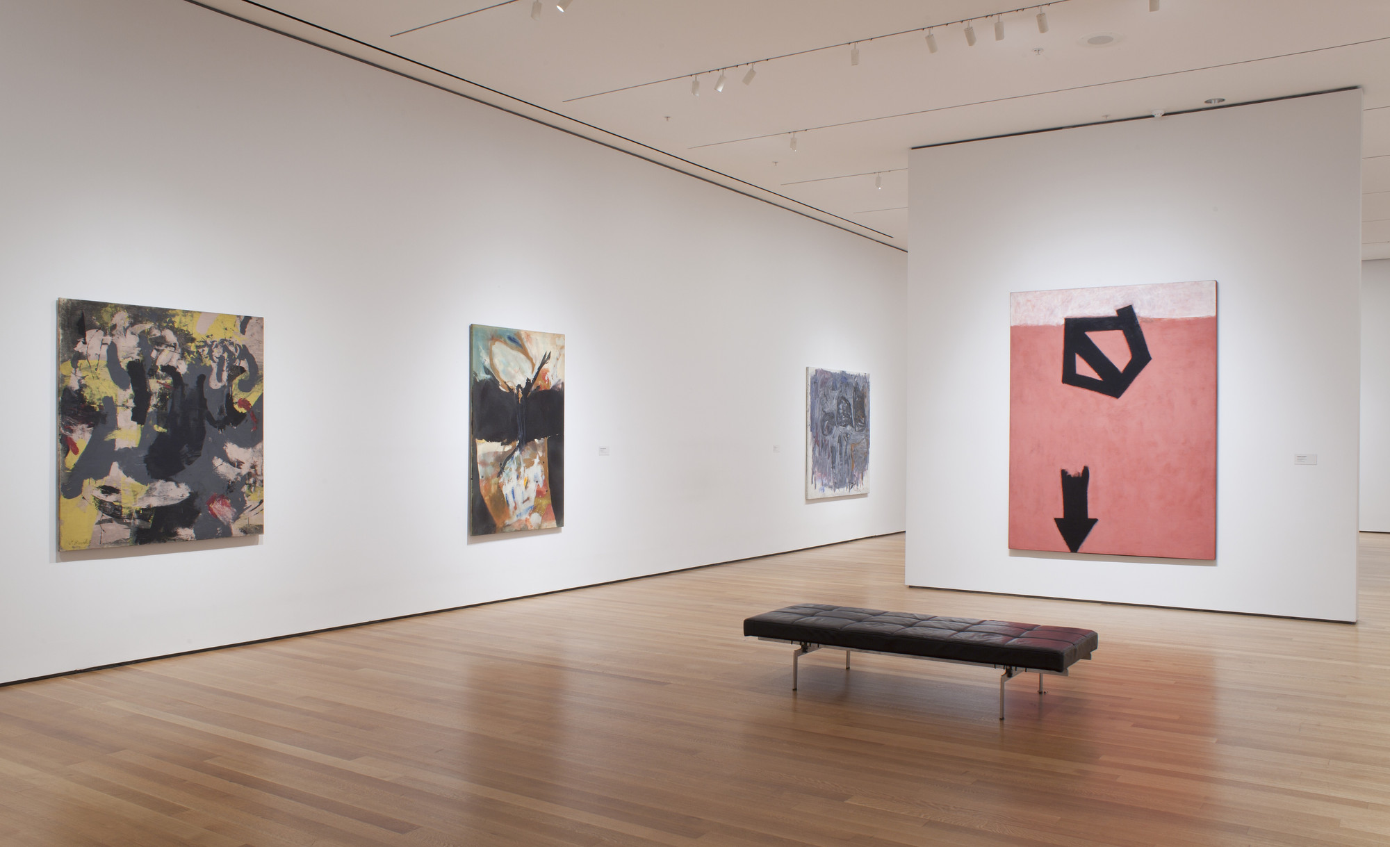Installation view of the exhibition "Abstract Expressionist New York ...