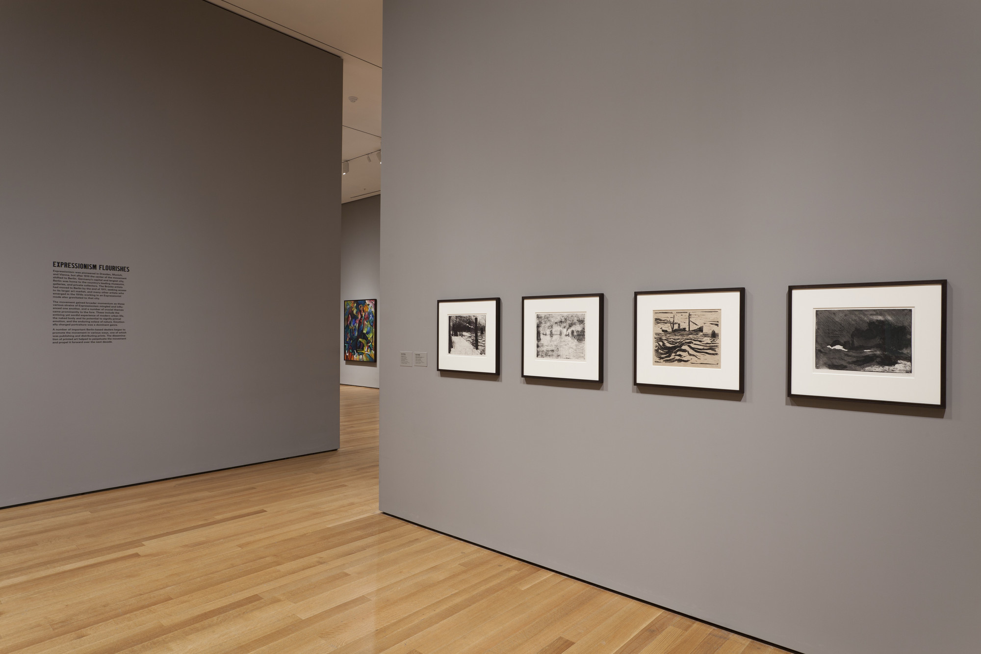 Installation view of the exhibition "German Expressionism: The Graphic ...