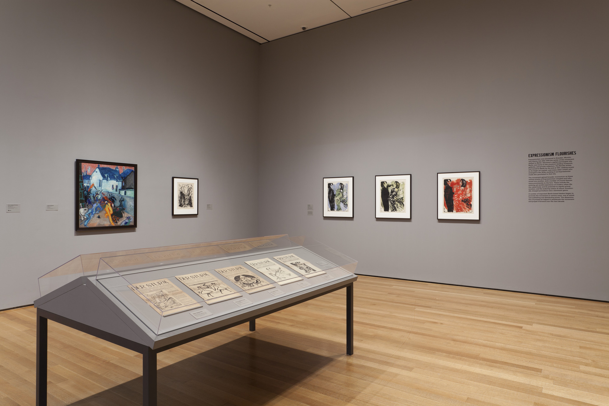 Installation view of the exhibition "German Expressionism: The Graphic ...