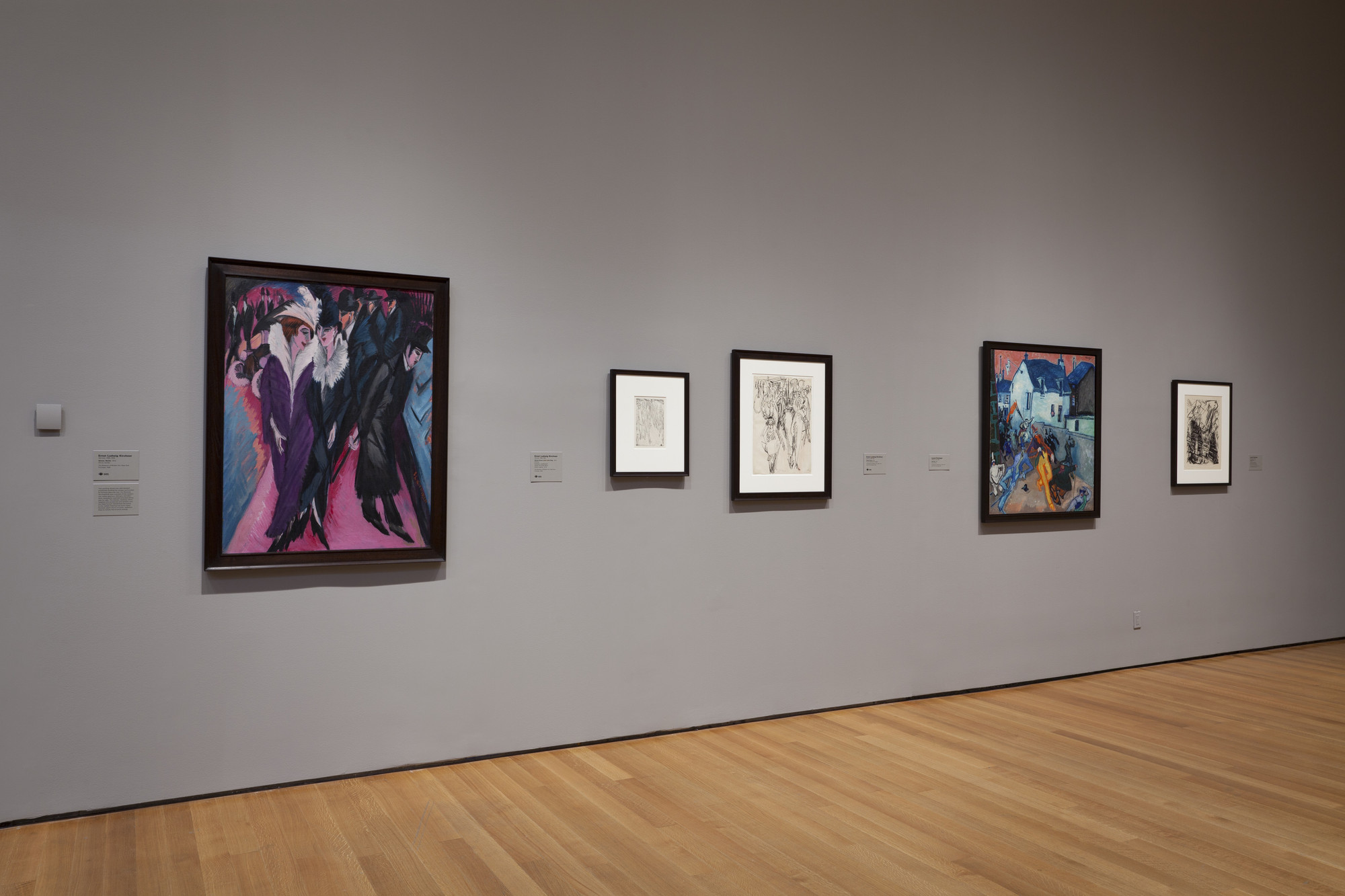 Installation view of the exhibition "German Expressionism: The Graphic ...