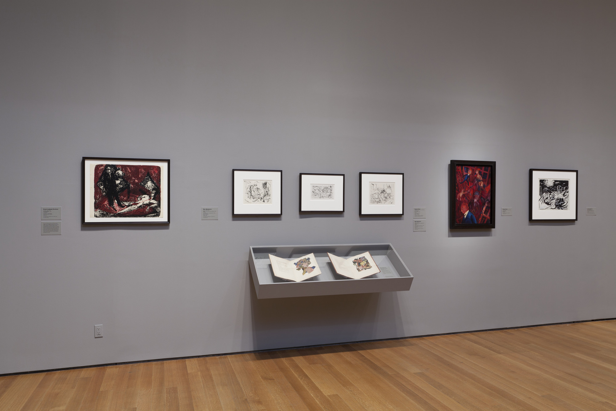 Installation view of the exhibition "German Expressionism: The Graphic ...