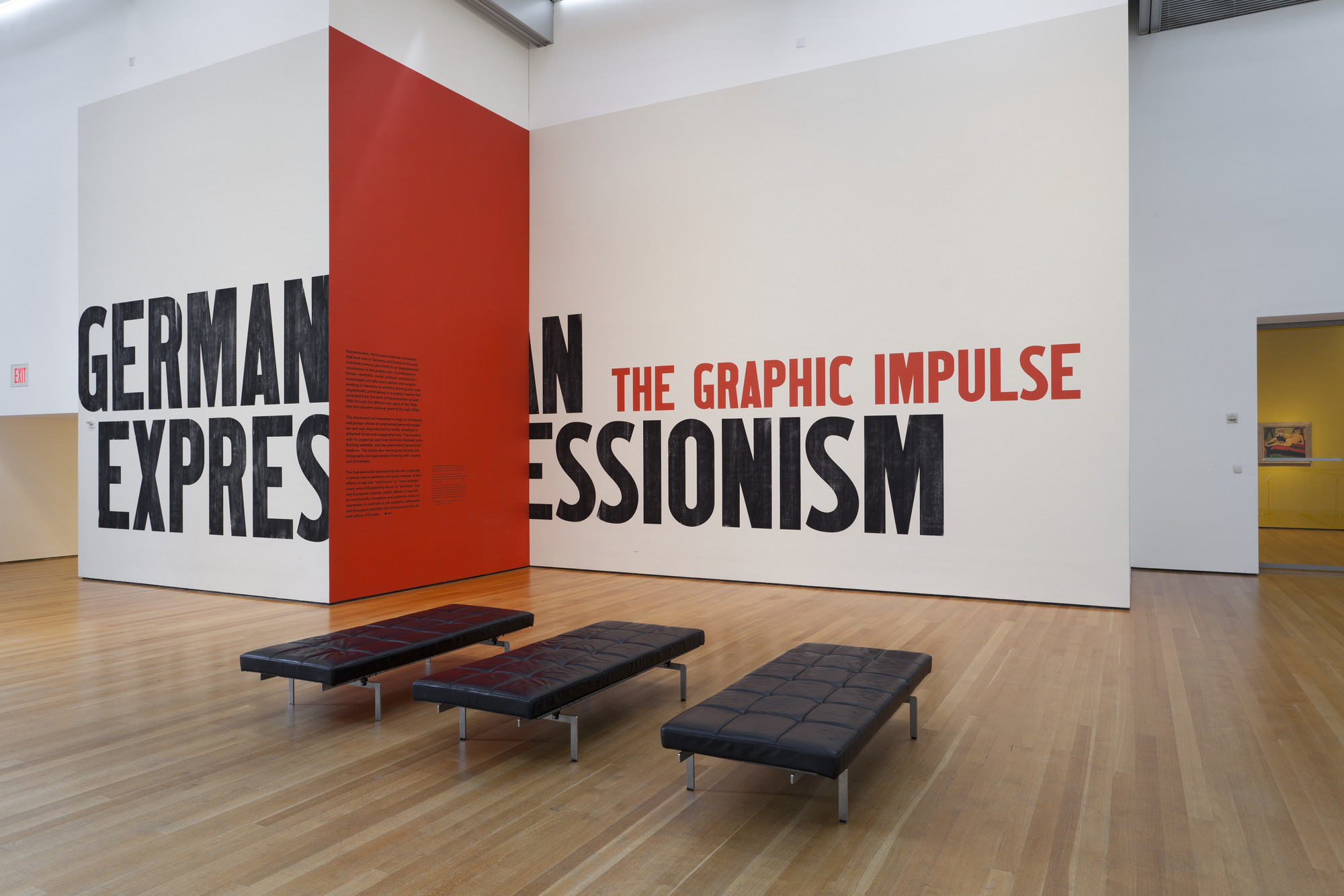 Installation view of the exhibition "German Expressionism: The Graphic ...
