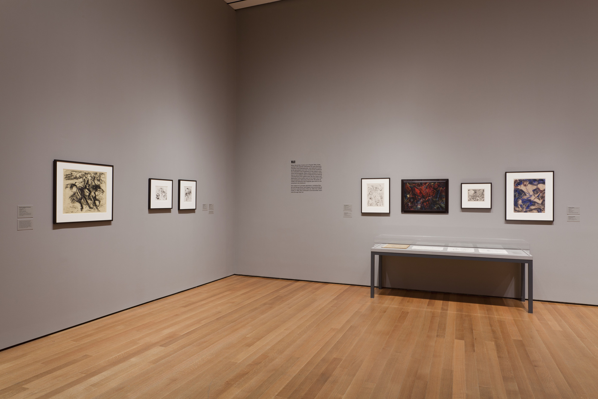 Installation view of the exhibition "German Expressionism: The Graphic ...