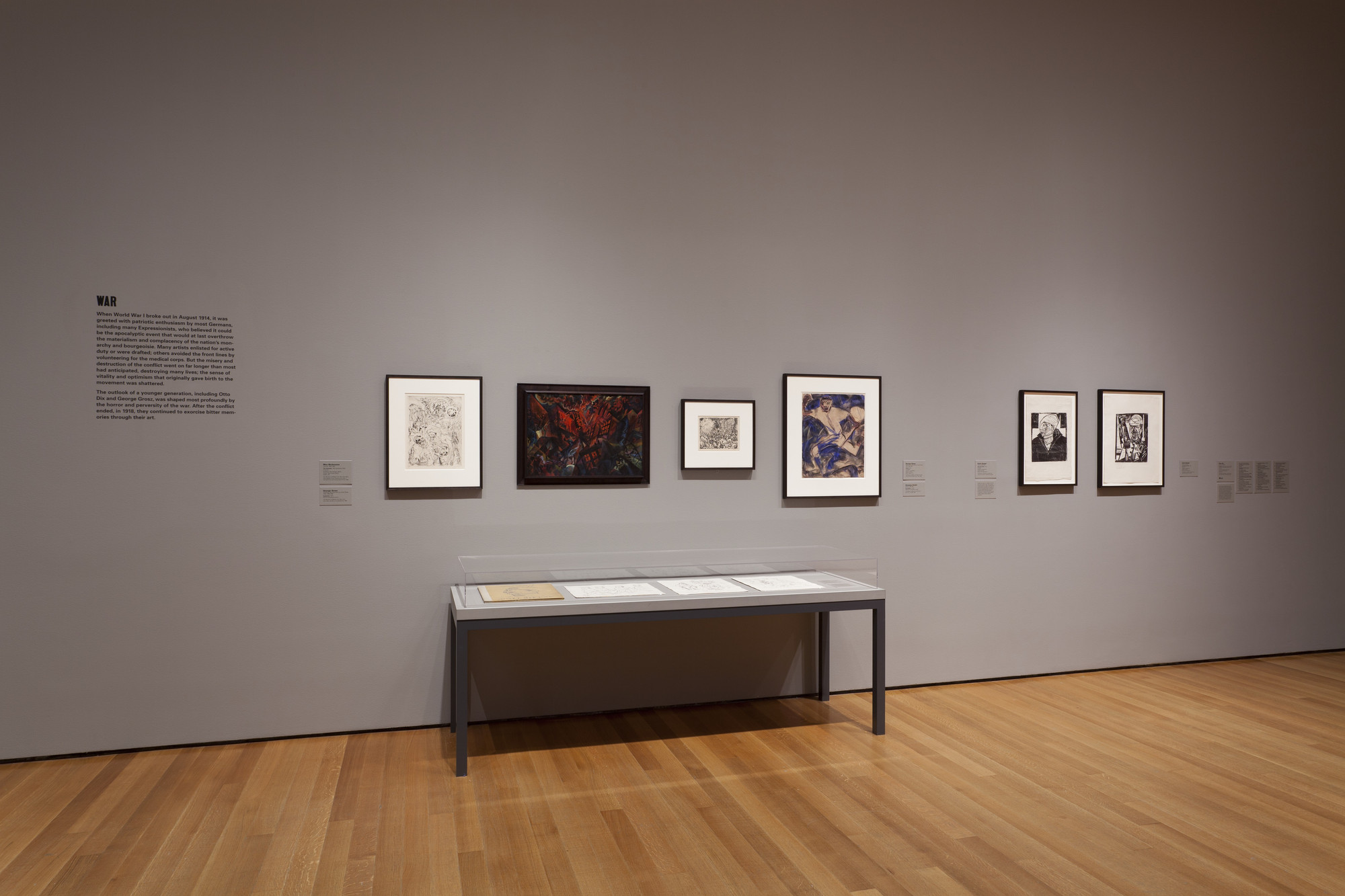 Installation view of the exhibition "German Expressionism: The Graphic ...