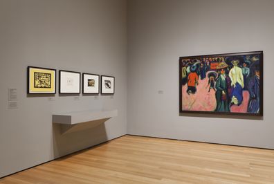 Ernst Ludwig Kirchner. Street, Dresden. 1908 (reworked 1919; dated on ...
