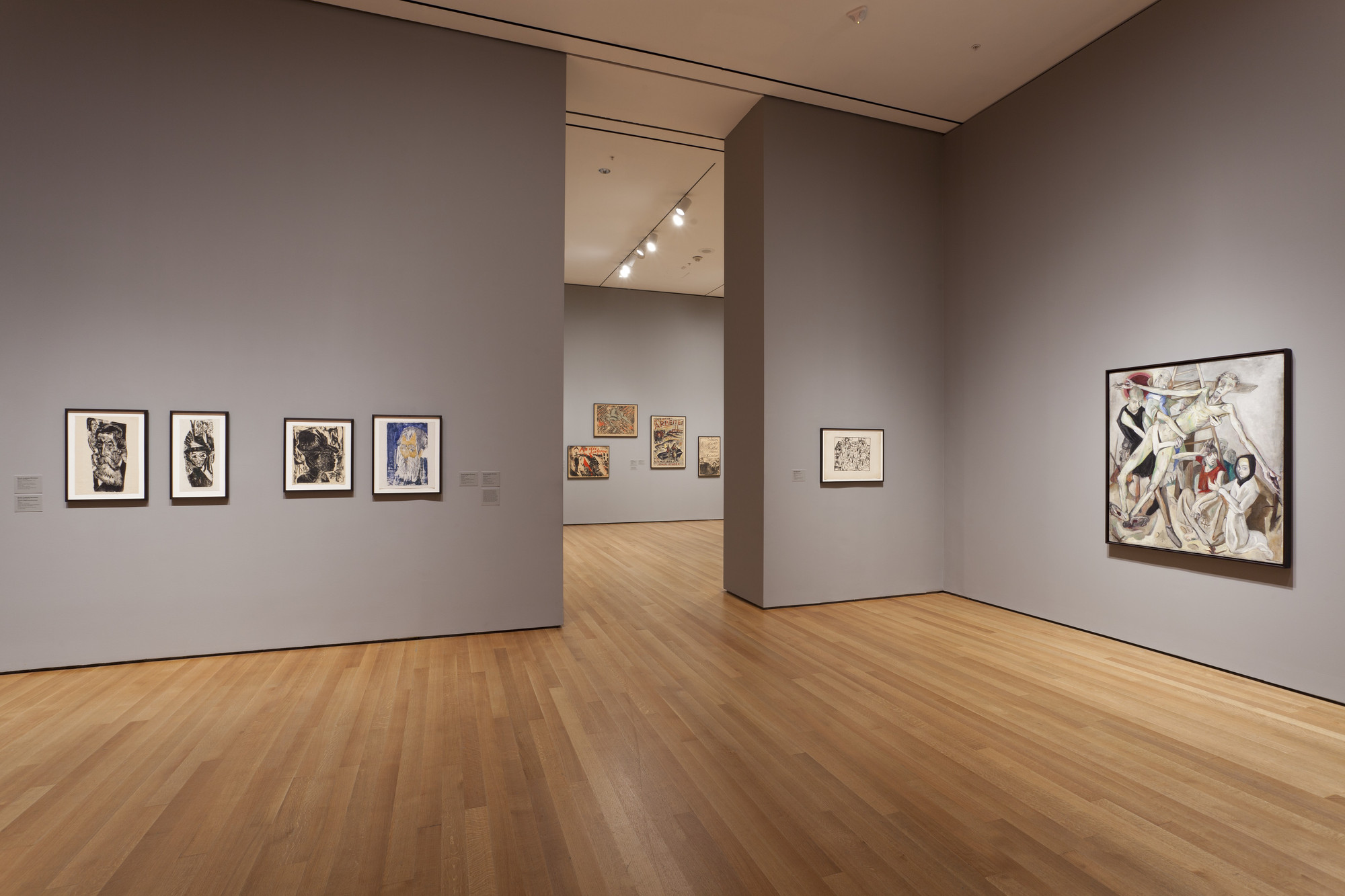 Installation view of the exhibition "German Expressionism: The Graphic ...