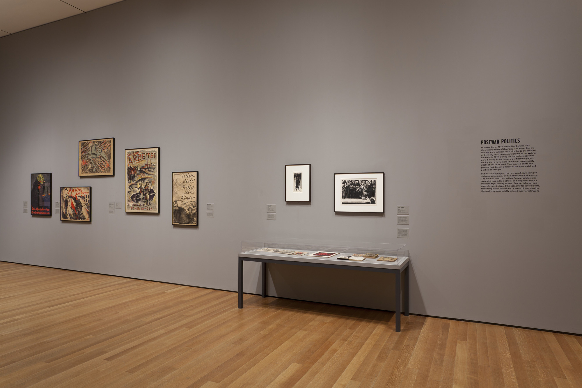 Installation view of the exhibition "German Expressionism: The Graphic ...