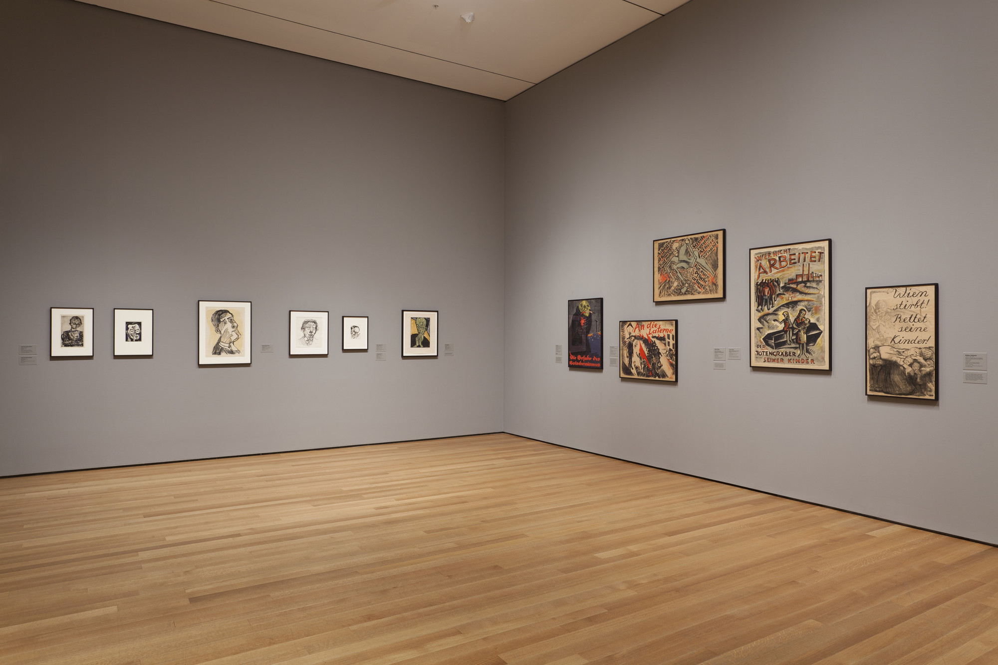 Installation view of the exhibition "German Expressionism: The Graphic ...