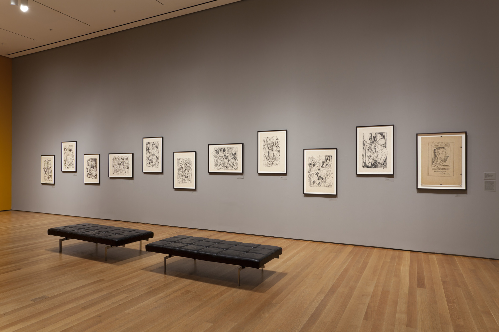 Installation view of the exhibition "German Expressionism: The Graphic ...
