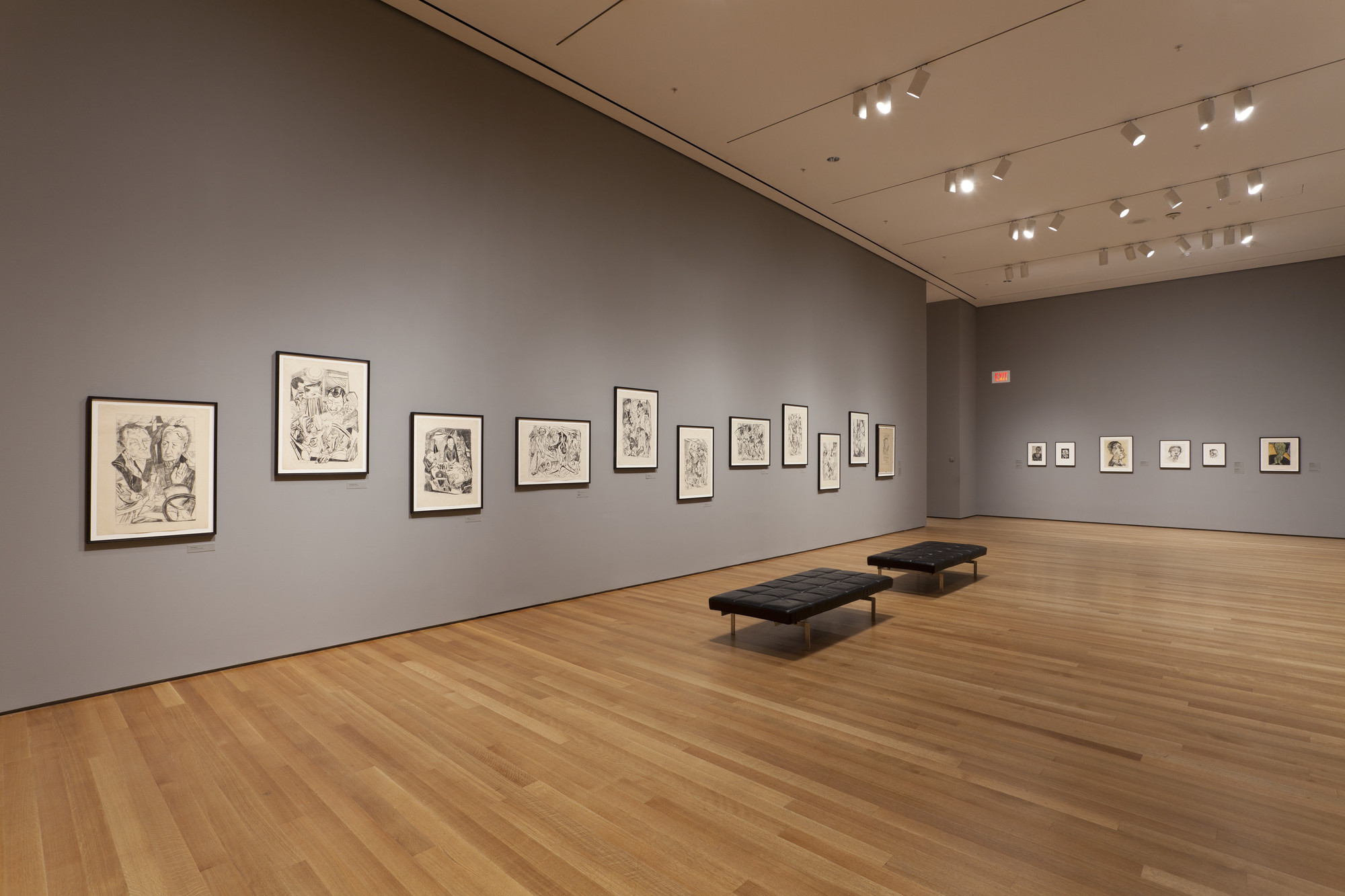 Installation view of the exhibition "German Expressionism: The Graphic ...