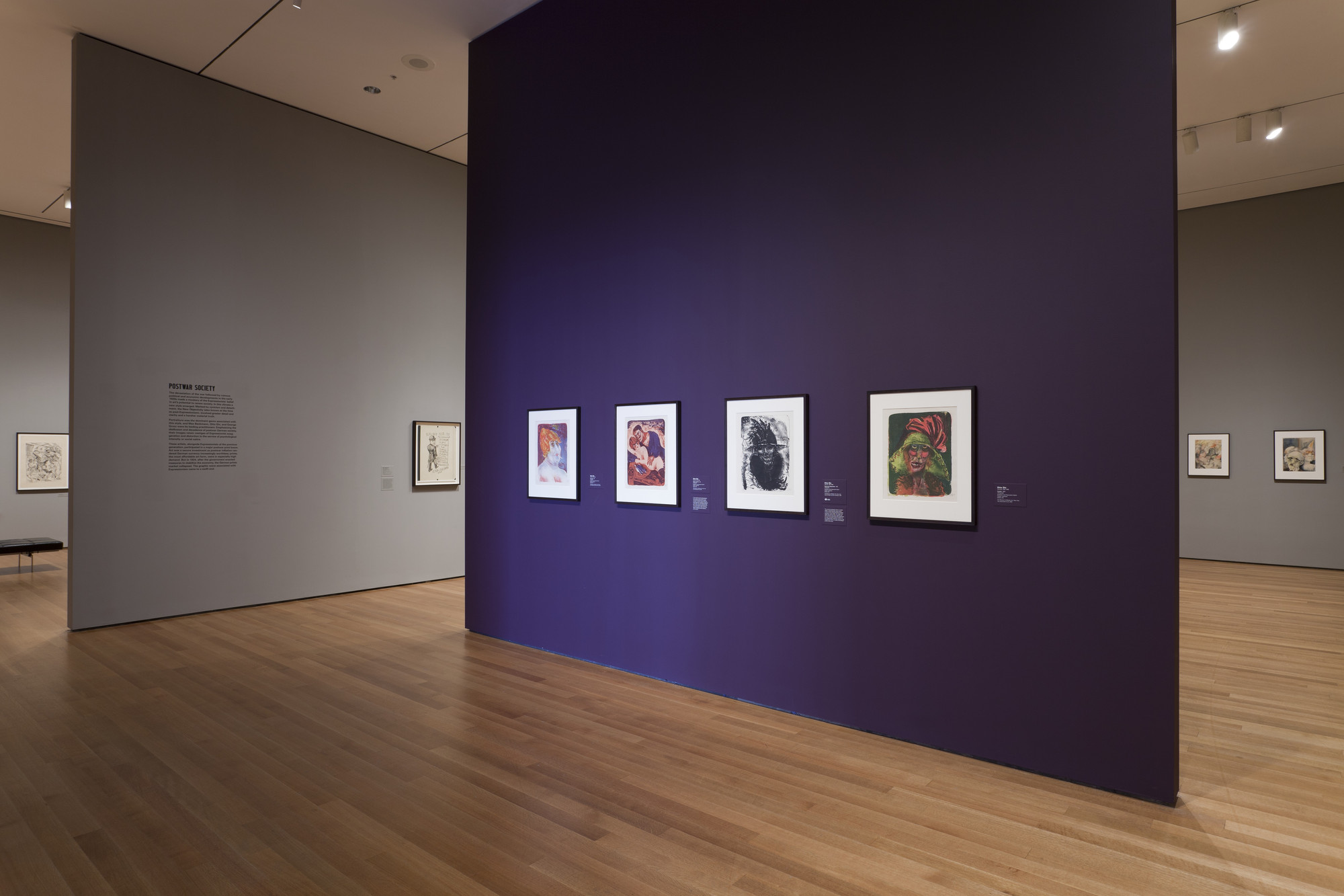 Installation view of the exhibition "German Expressionism: The Graphic ...