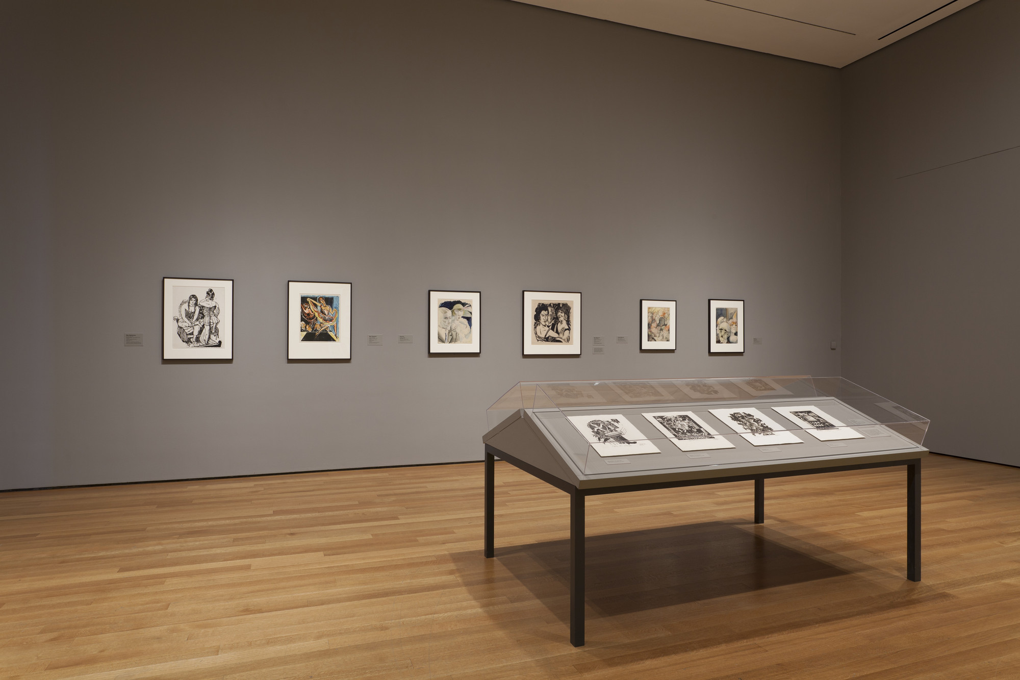 Installation view of the exhibition "German Expressionism: The Graphic ...