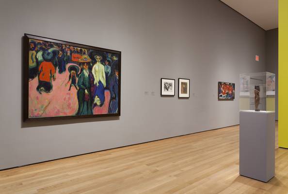 Ernst Ludwig Kirchner. Street, Dresden. 1908 (reworked 1919; dated on ...