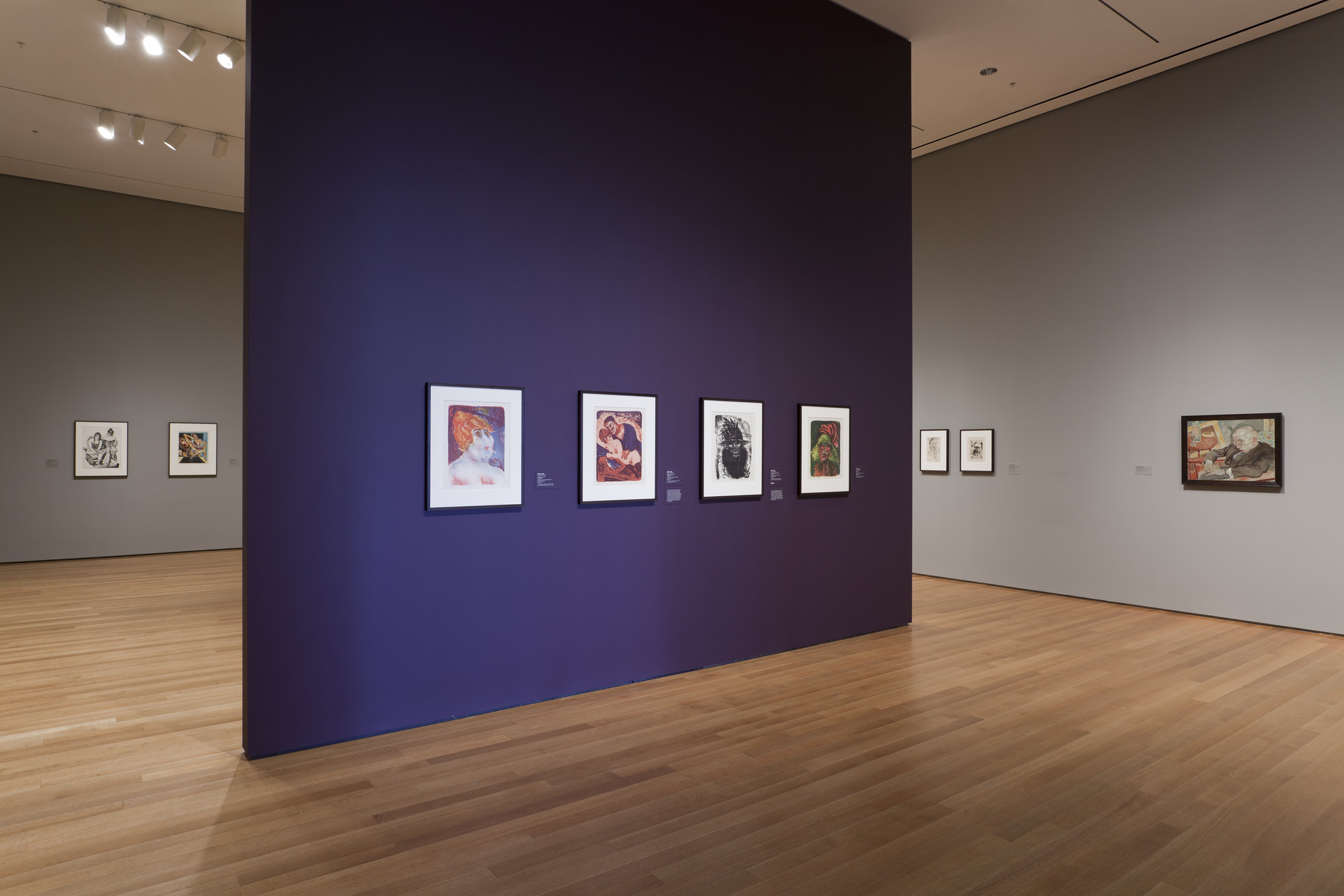 Installation view of the exhibition "German Expressionism: The Graphic ...