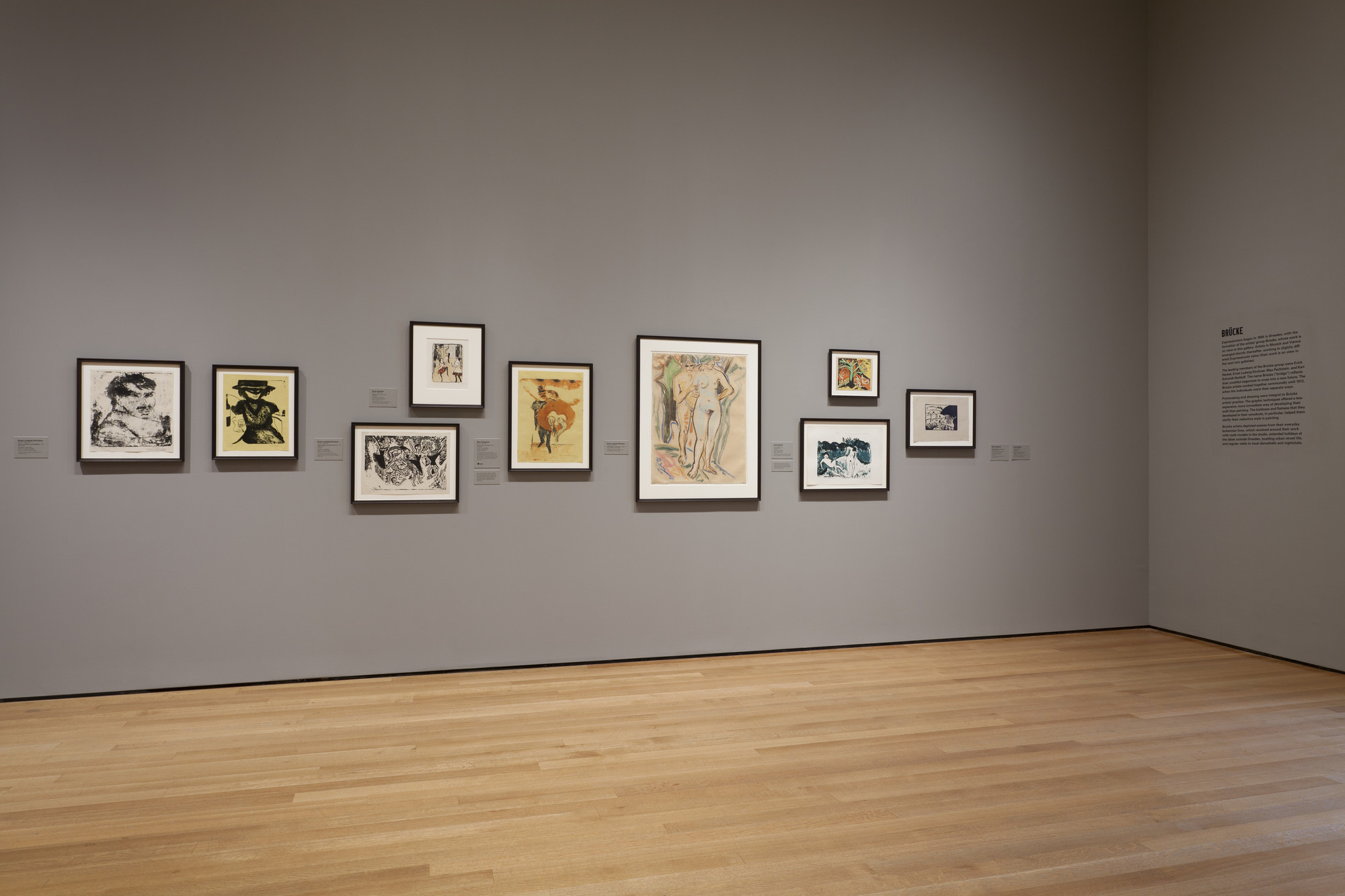 Installation view of the exhibition "German Expressionism: The Graphic ...