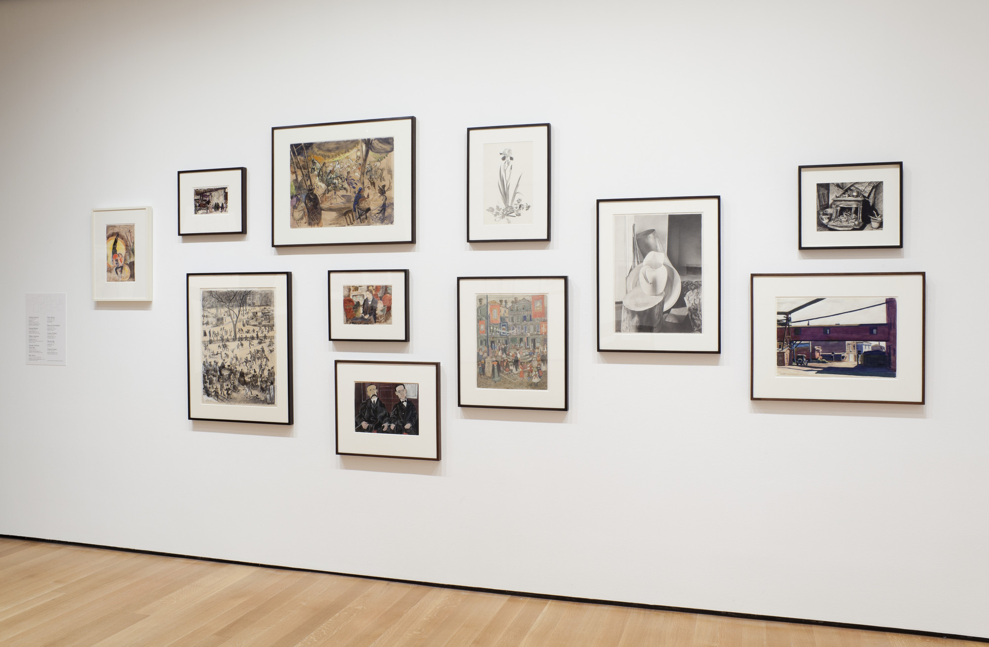 Installation view of the exhibition "Gifted: Collectors and Drawings at ...