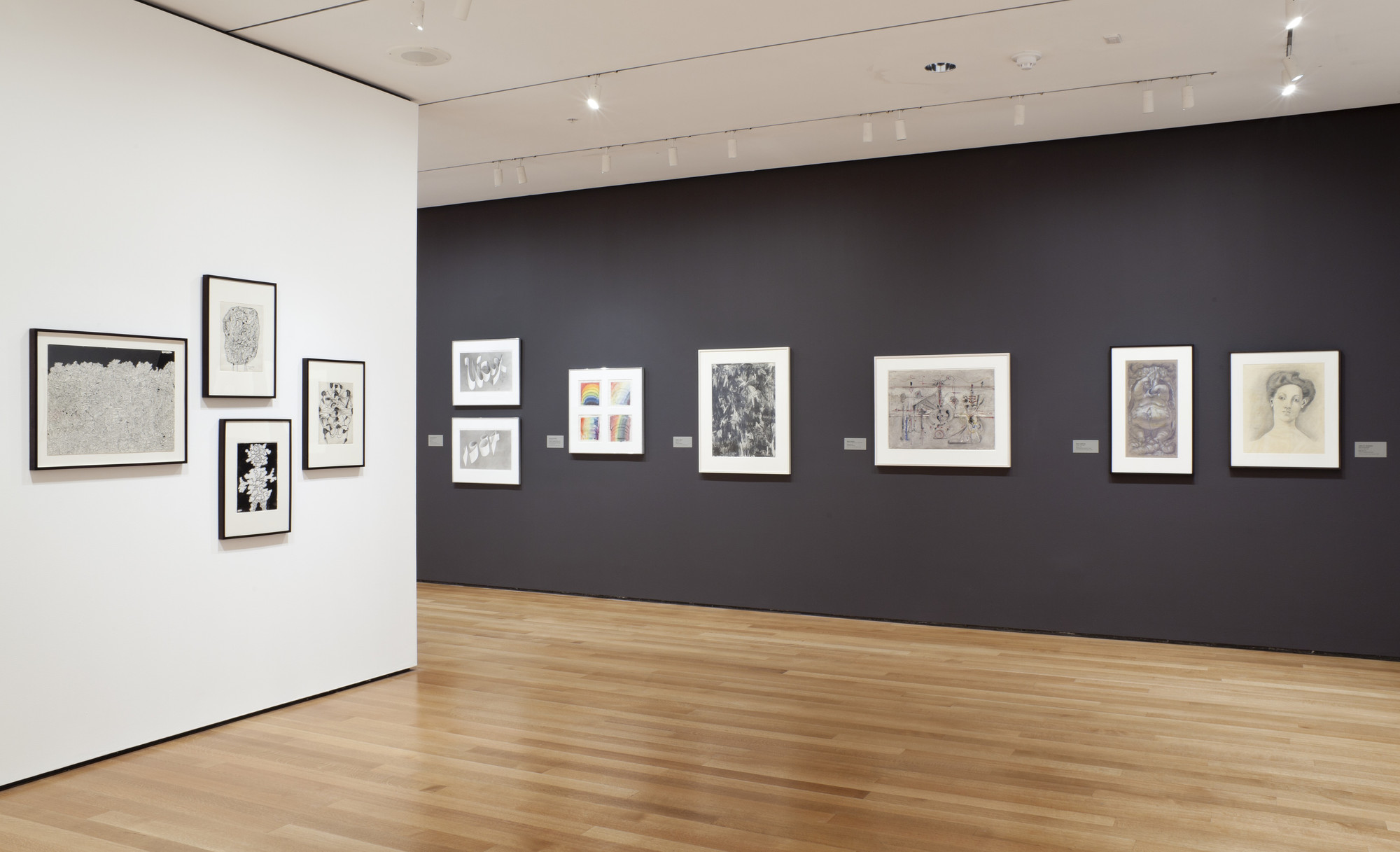 Installation view of the exhibition "Gifted: Collectors and Drawings at ...