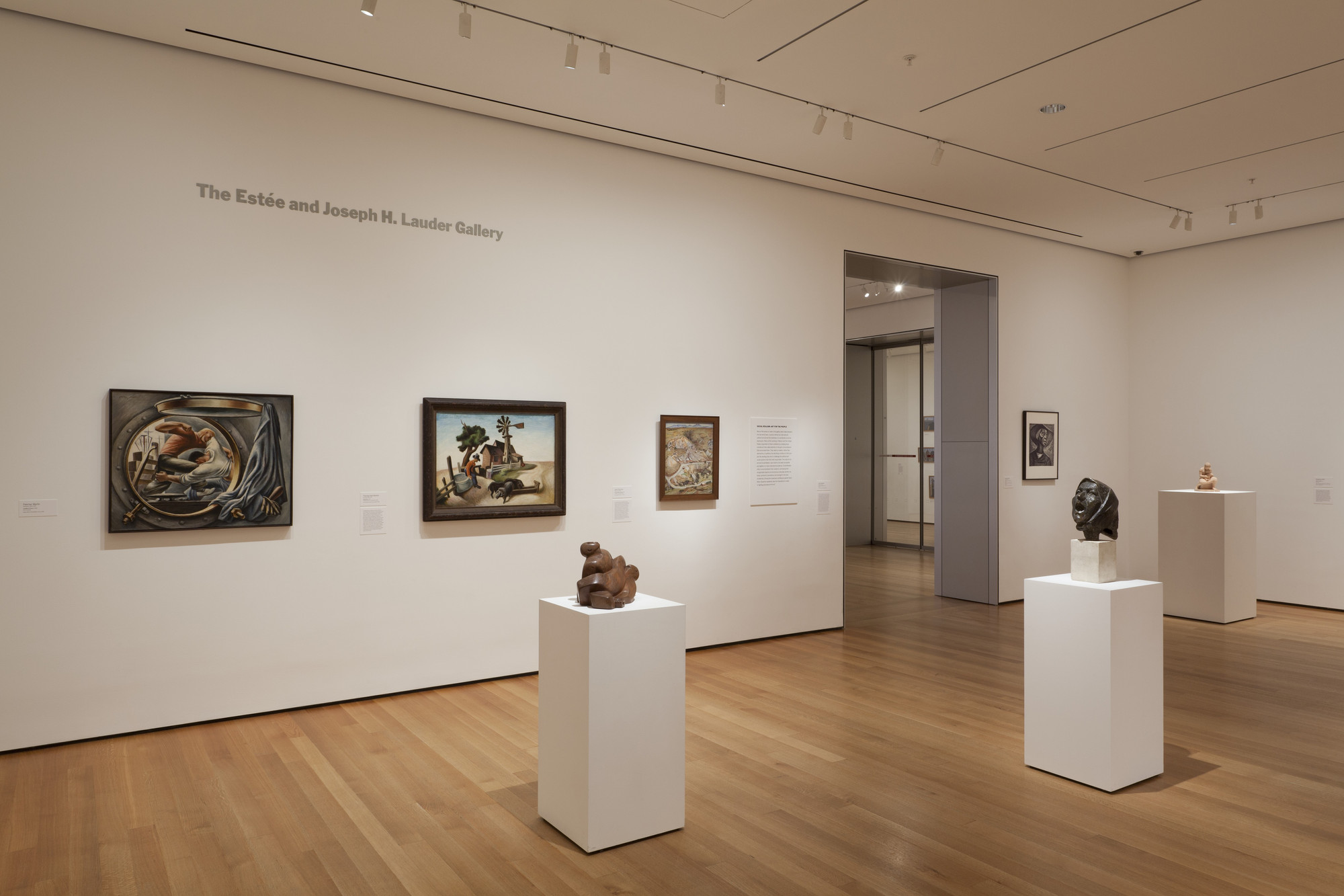 Installation view of the exhibition "Painting and Sculpture Changes ...