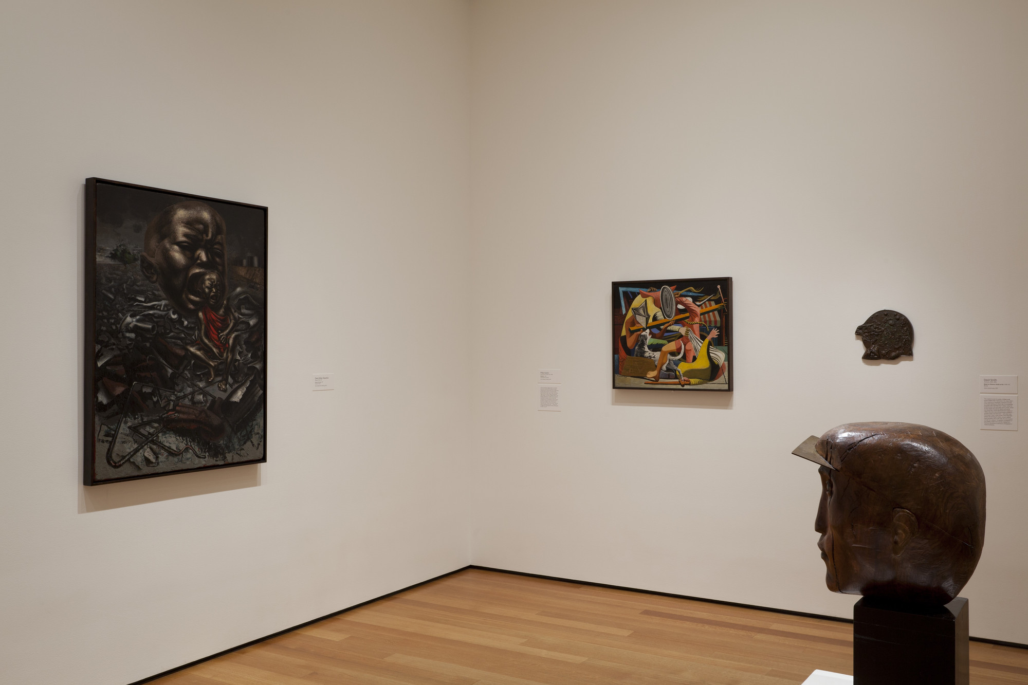 Installation view of the exhibition "Painting and Sculpture Changes ...