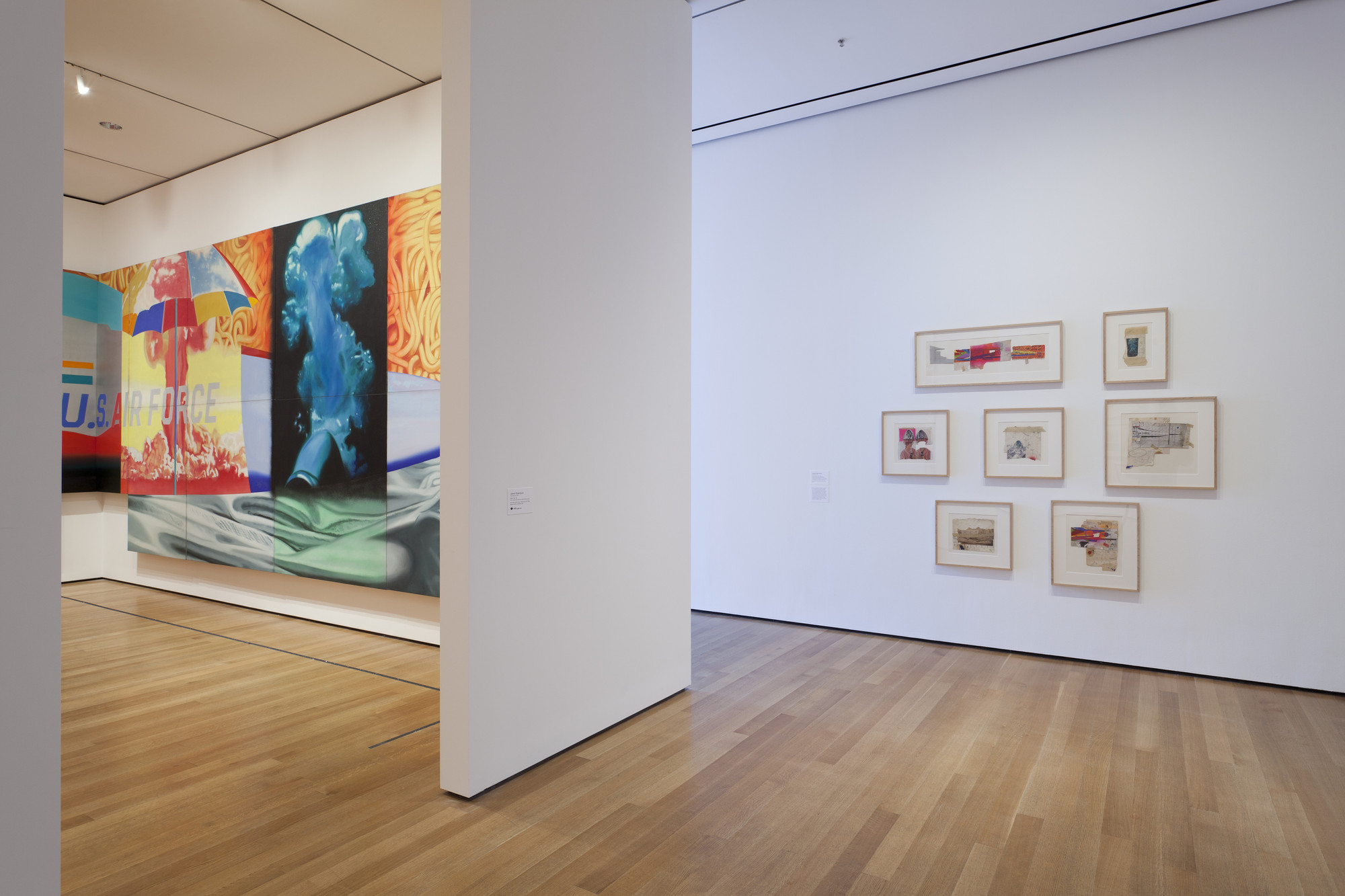 Installation view of the exhibition "James Rosenquist: F-111" | MoMA