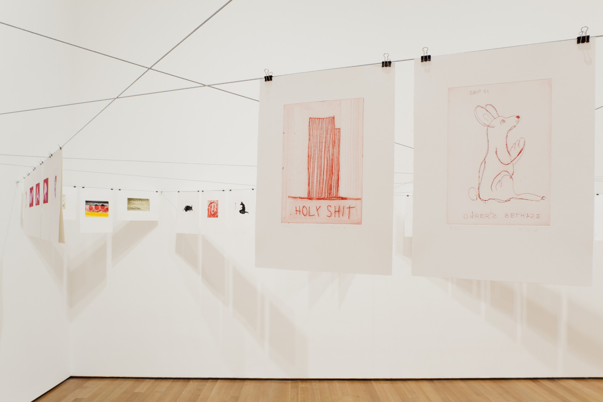 Installation view of the exhibition "Print / Out" in conjunction with ...