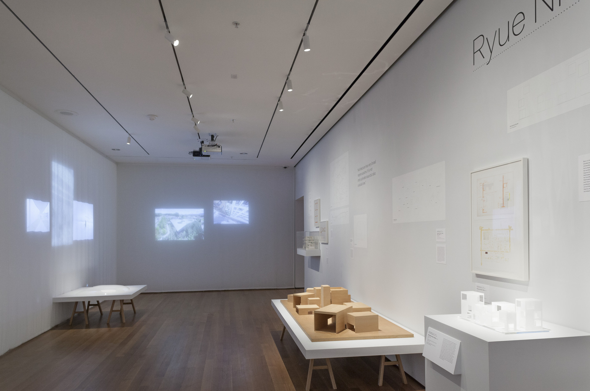 Installation view of the exhibition "A Japanese Constellation: Toyo Ito ...