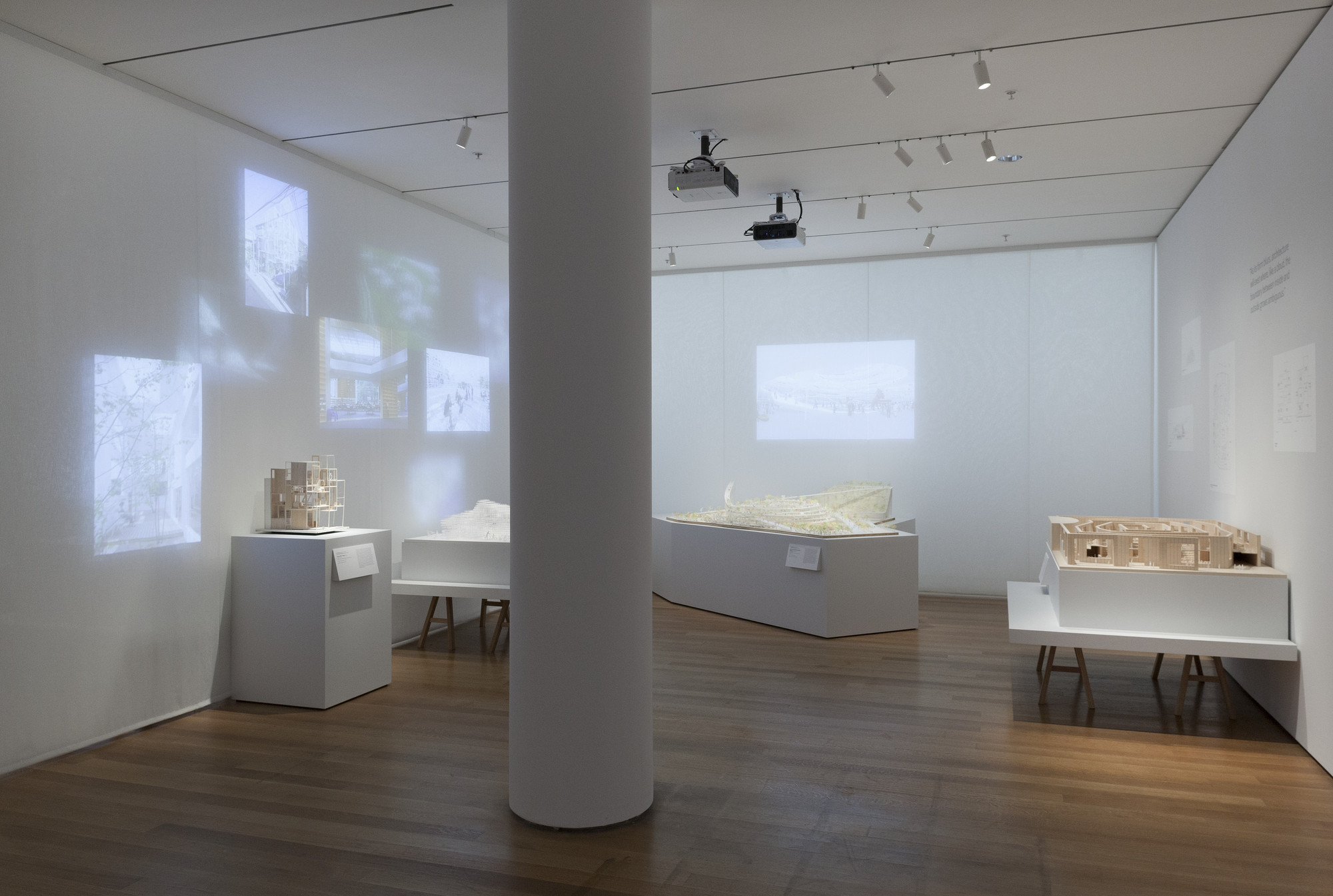 Installation view of the exhibition "A Japanese Constellation: Toyo Ito ...