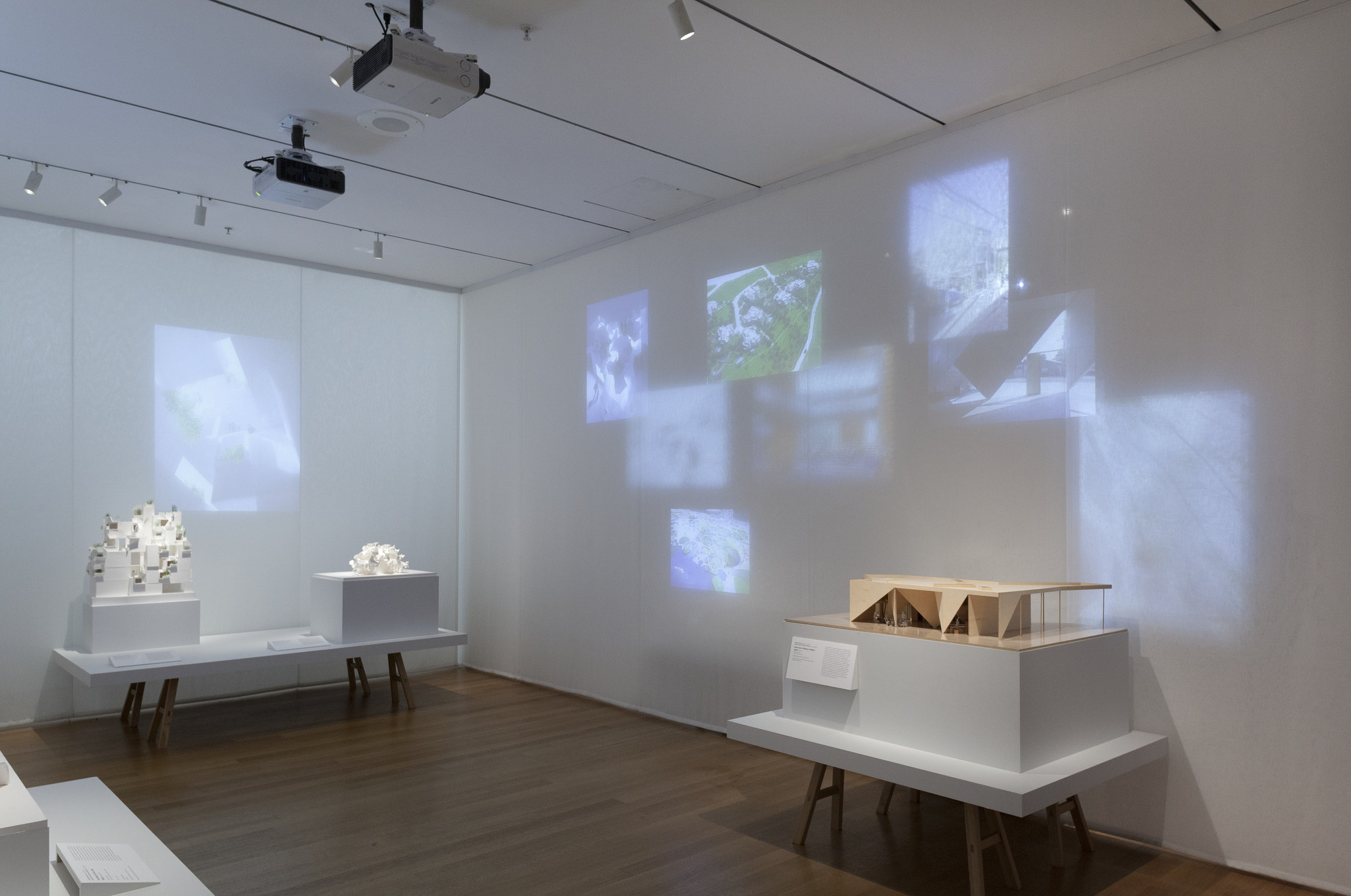 Installation view of the exhibition "A Japanese Constellation: Toyo Ito ...