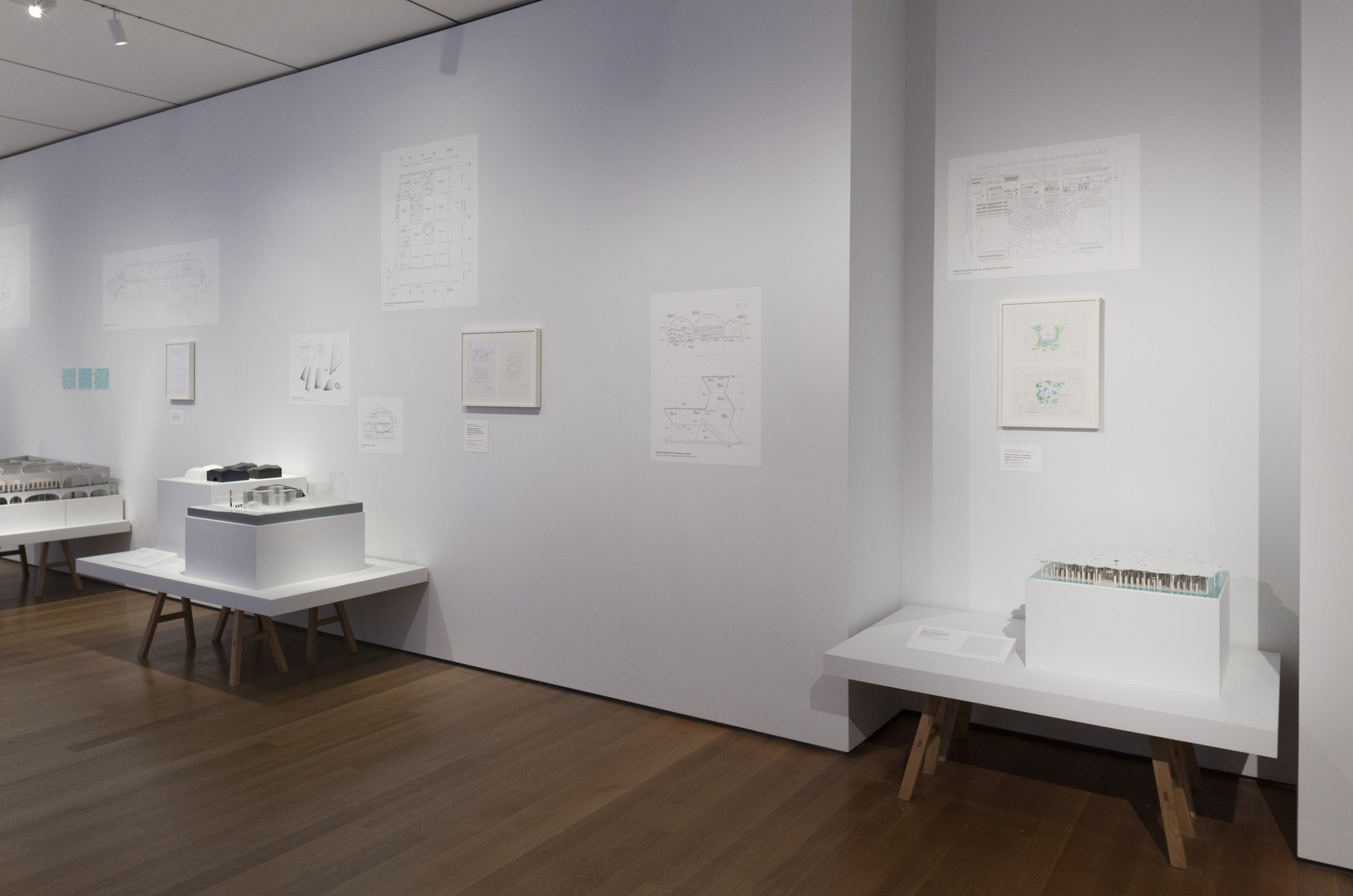 Installation view of the exhibition "A Japanese Constellation: Toyo Ito ...