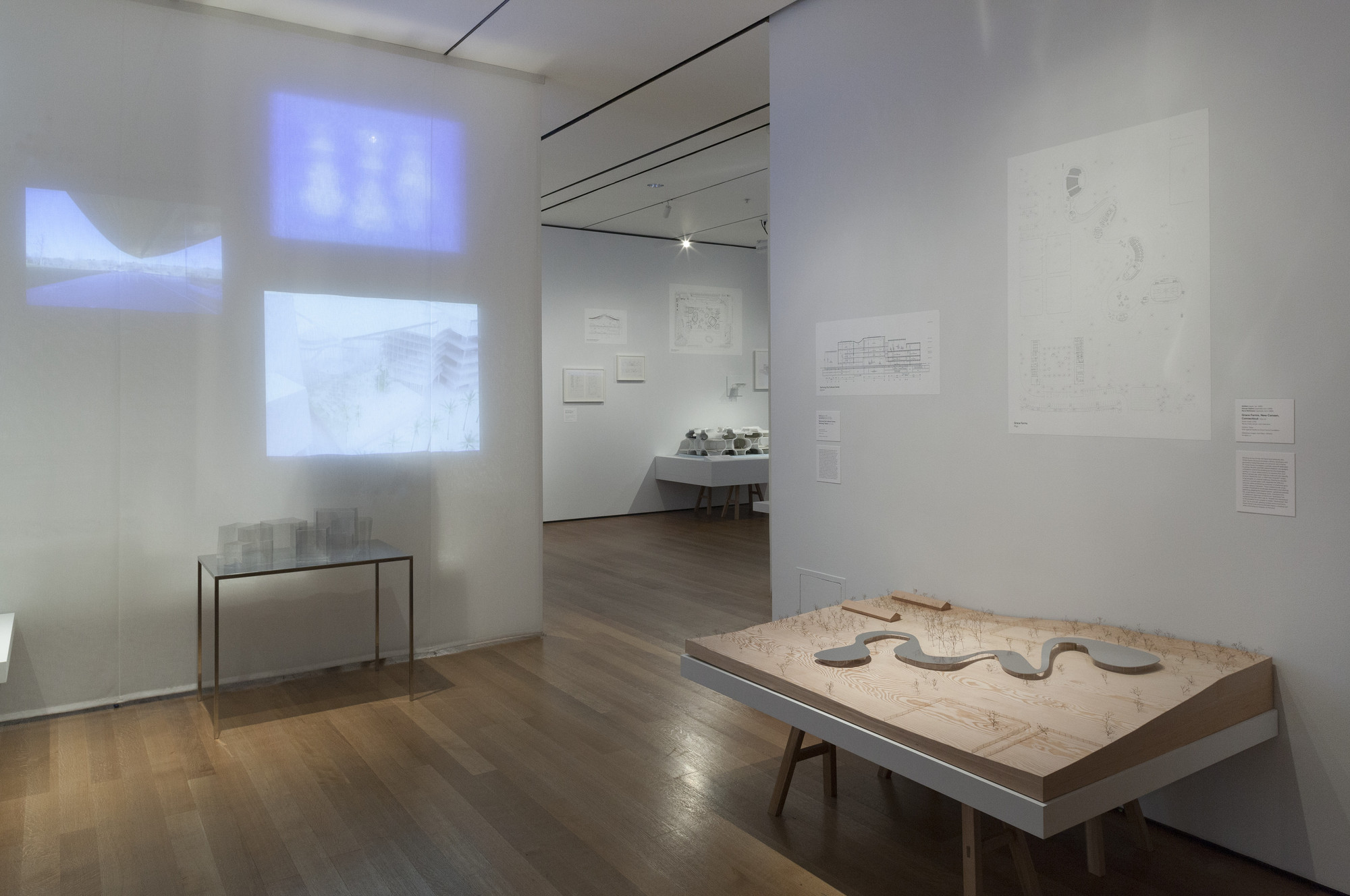 Installation view of the exhibition "A Japanese Constellation: Toyo Ito ...