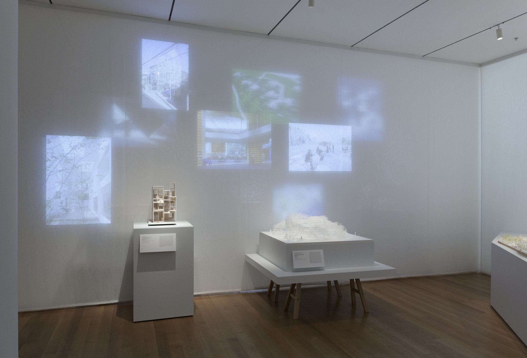 Installation view of the exhibition "A Japanese Constellation: Toyo Ito ...