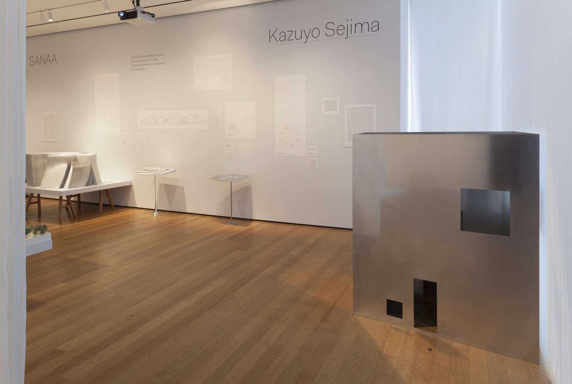 Installation view of the exhibition "A Japanese Constellation: Toyo Ito ...