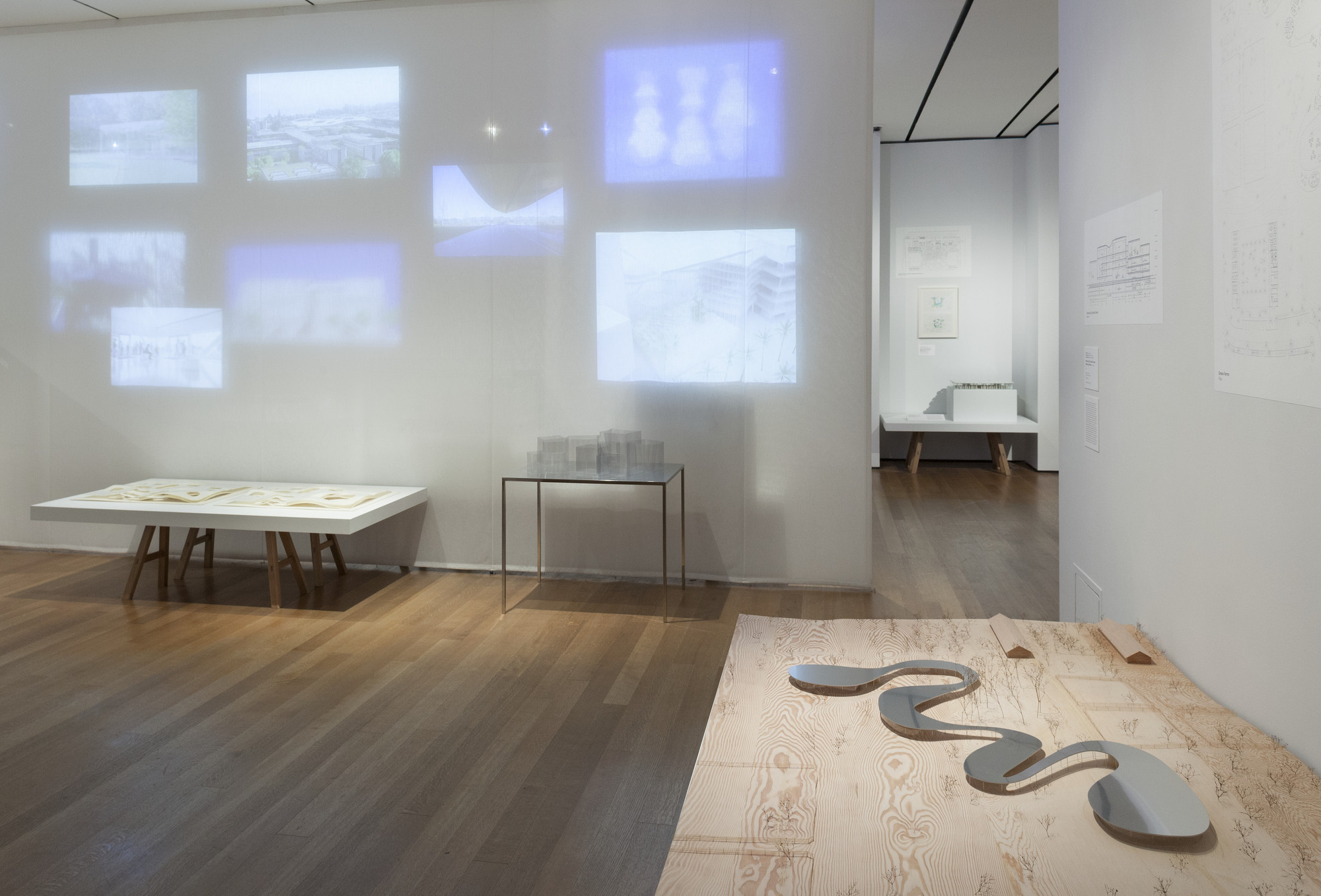 Installation view of the exhibition "A Japanese Constellation: Toyo Ito ...