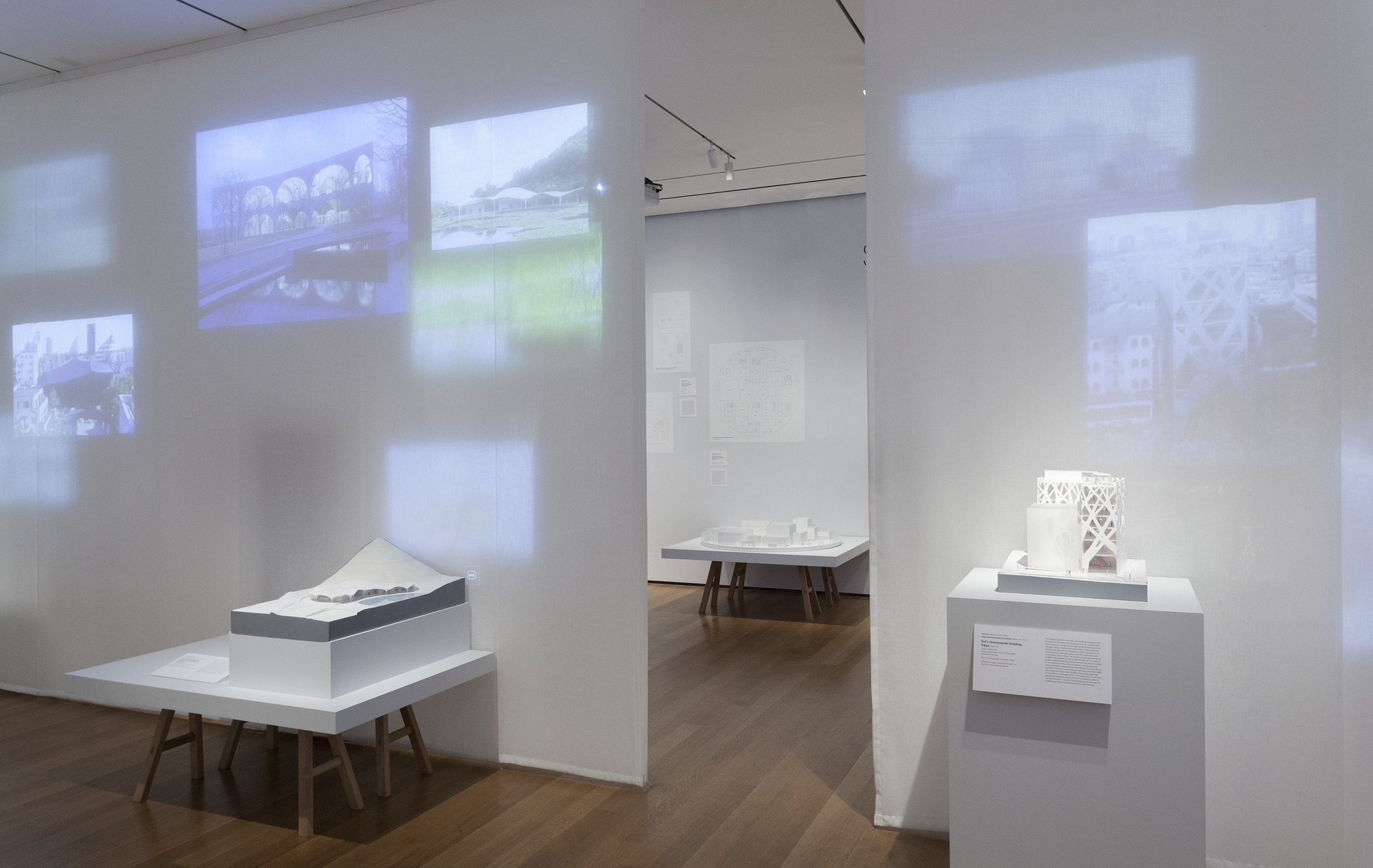 Installation view of the exhibition "A Japanese Constellation: Toyo Ito ...