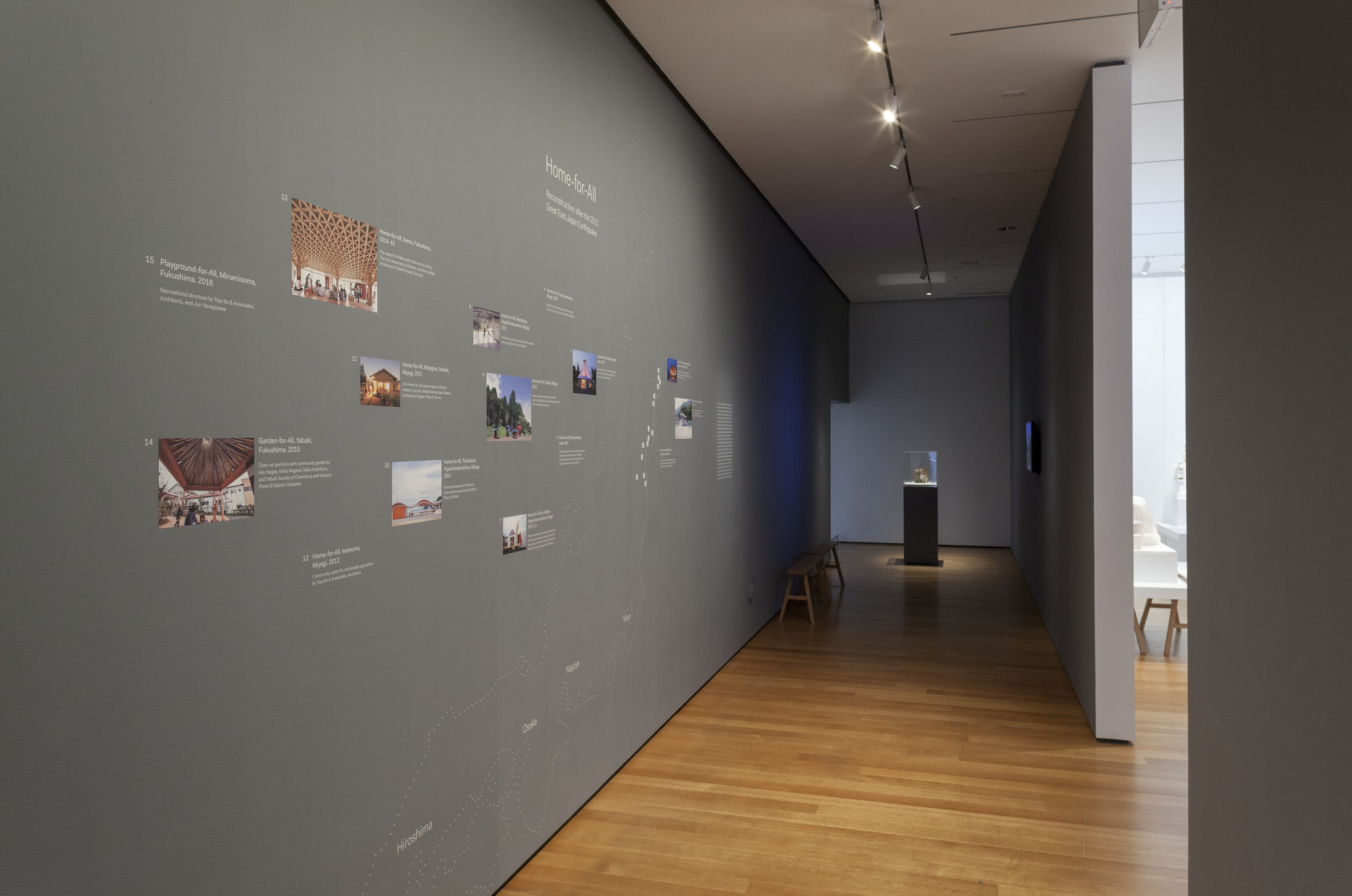 Installation view of the exhibition "A Japanese Constellation: Toyo Ito ...