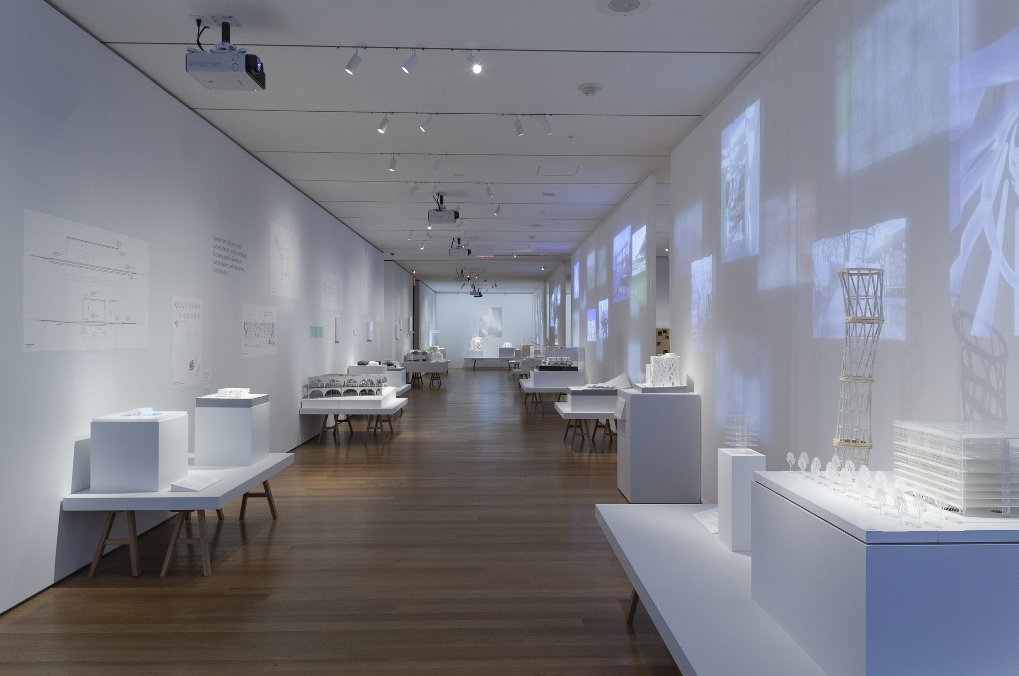 Installation view of the exhibition "A Japanese Constellation: Toyo Ito ...