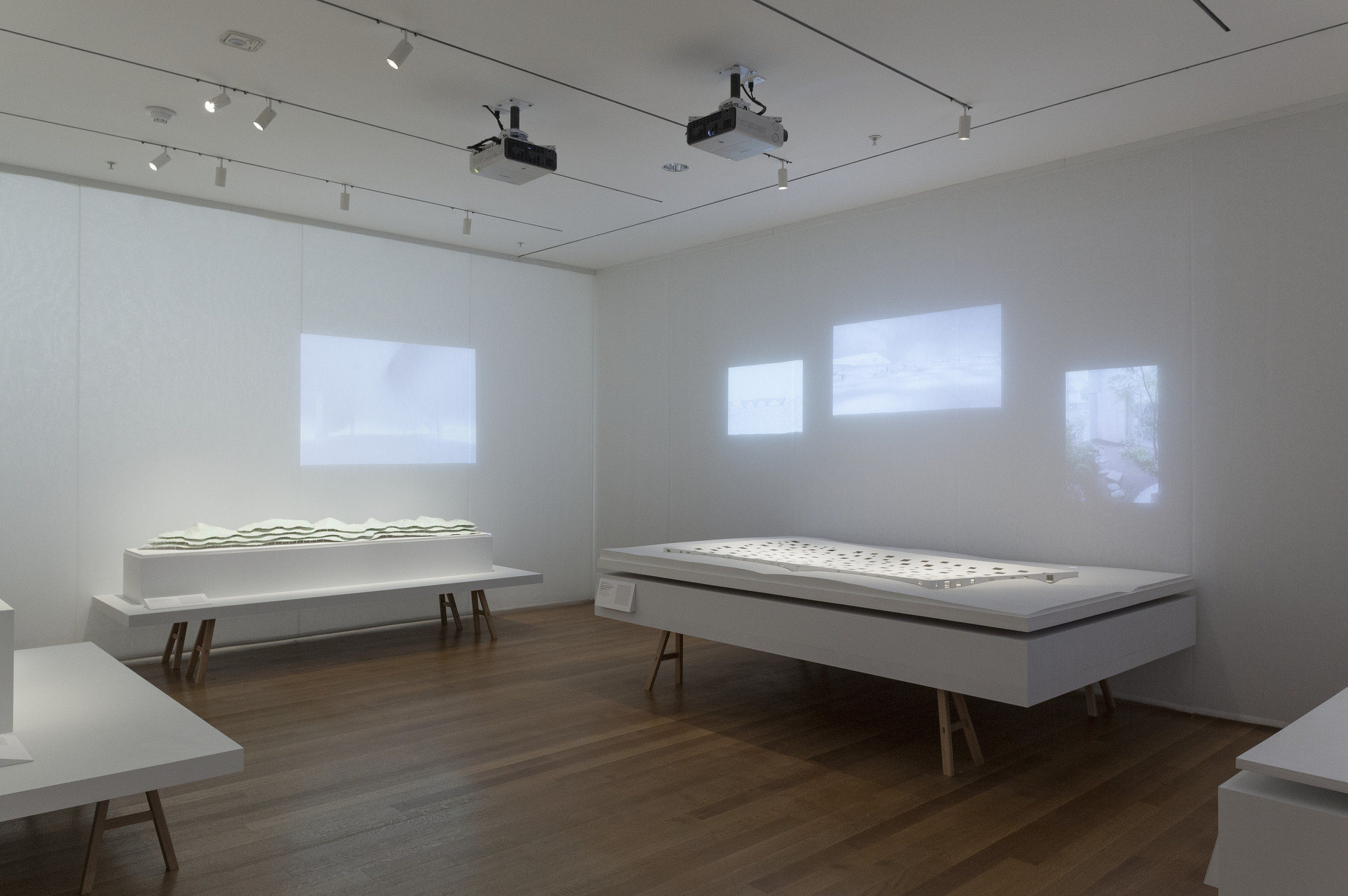 Installation view of the exhibition "A Japanese Constellation: Toyo Ito ...