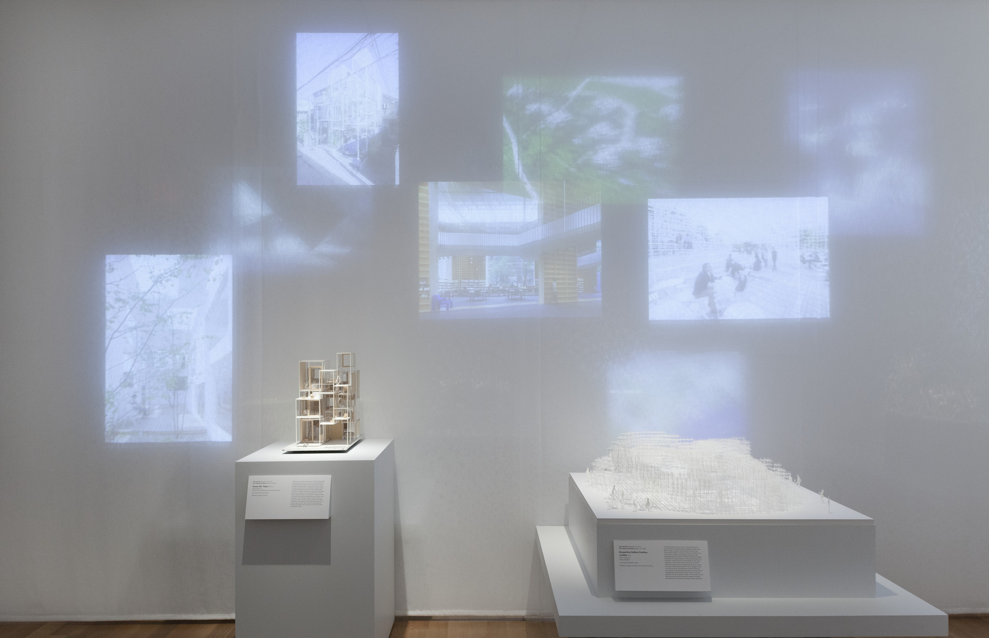 Installation view of the exhibition "A Japanese Constellation: Toyo Ito ...