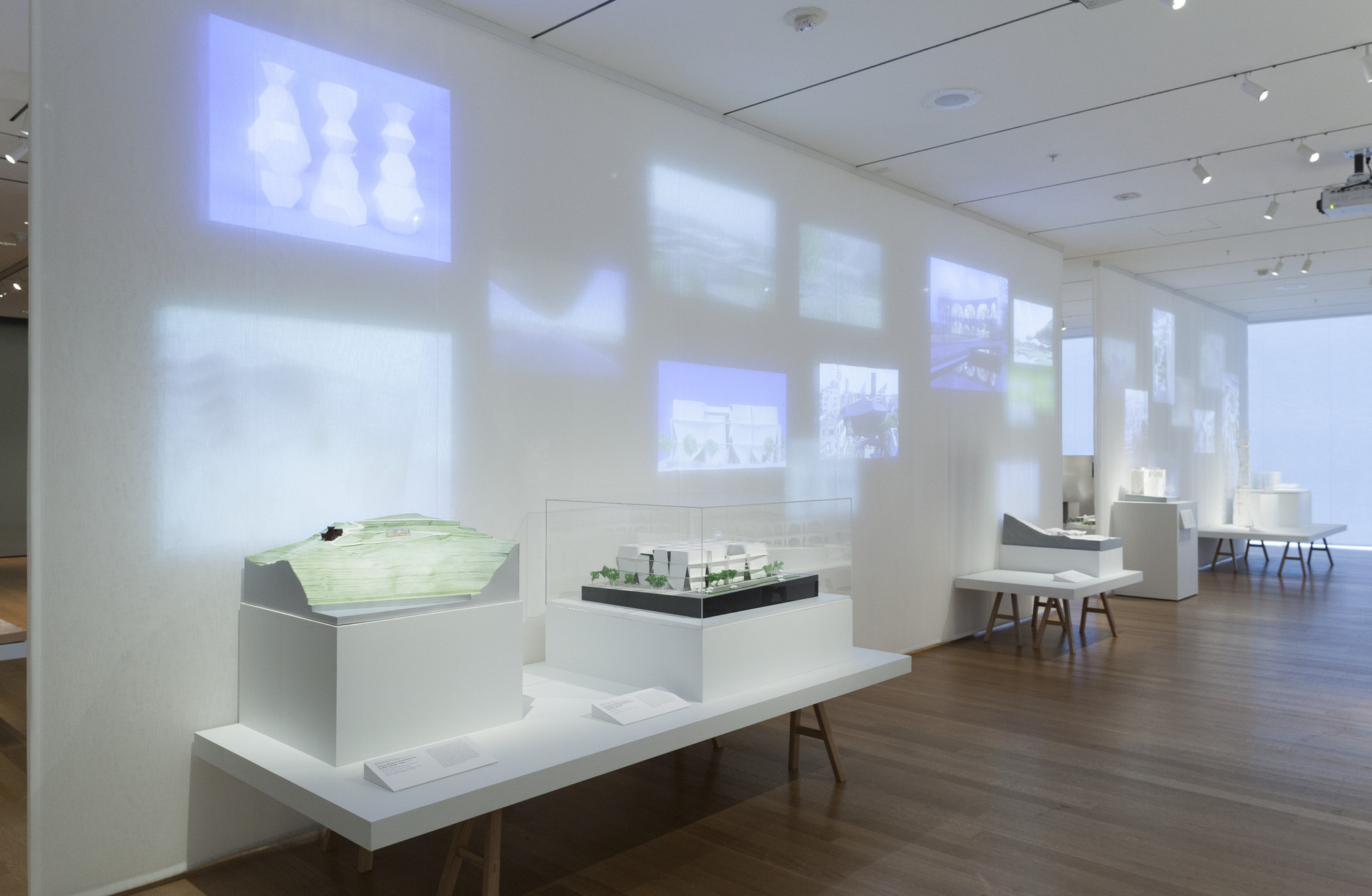 Installation view of the exhibition "A Japanese Constellation: Toyo Ito ...