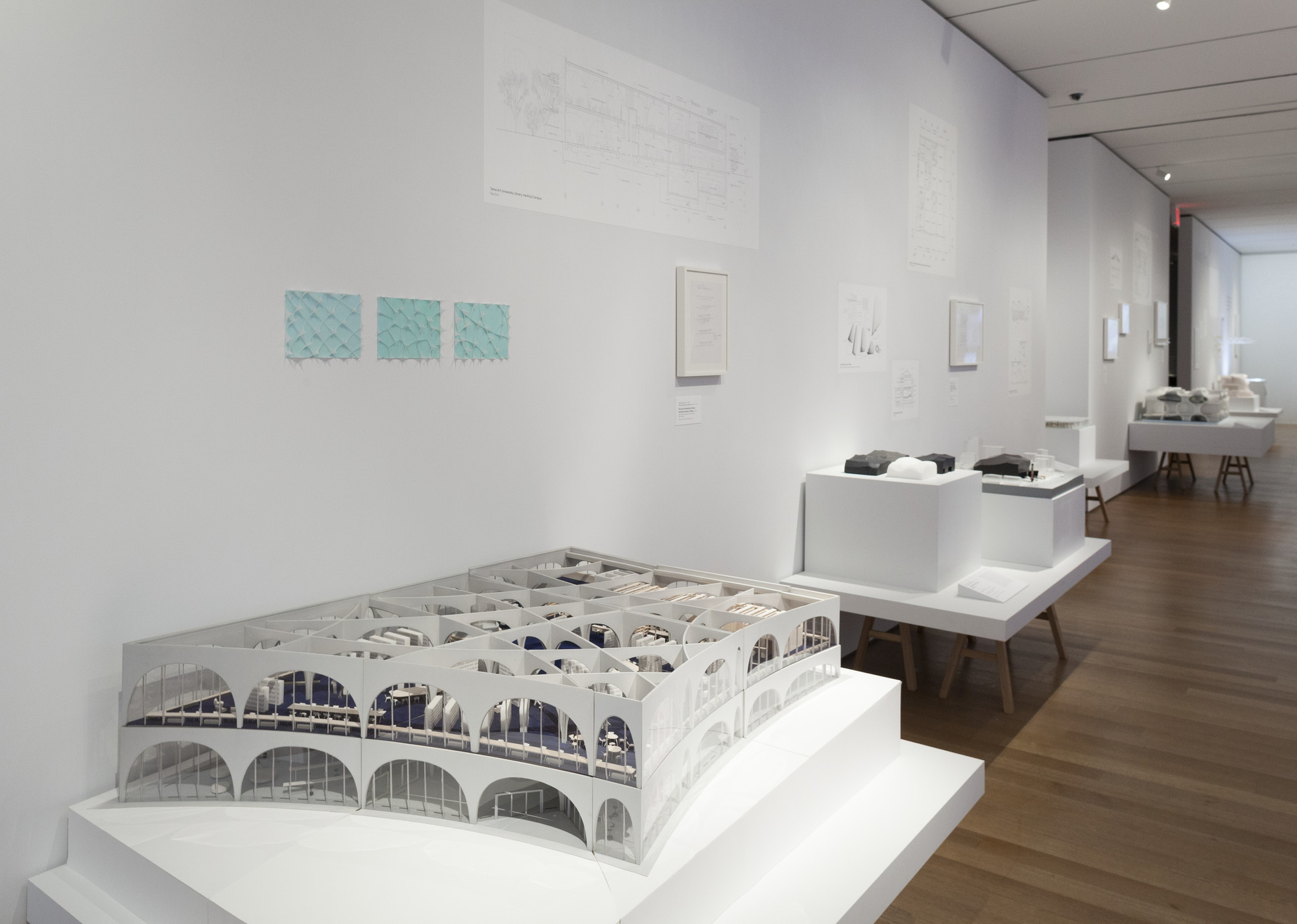 Installation view of the exhibition "A Japanese Constellation: Toyo Ito ...