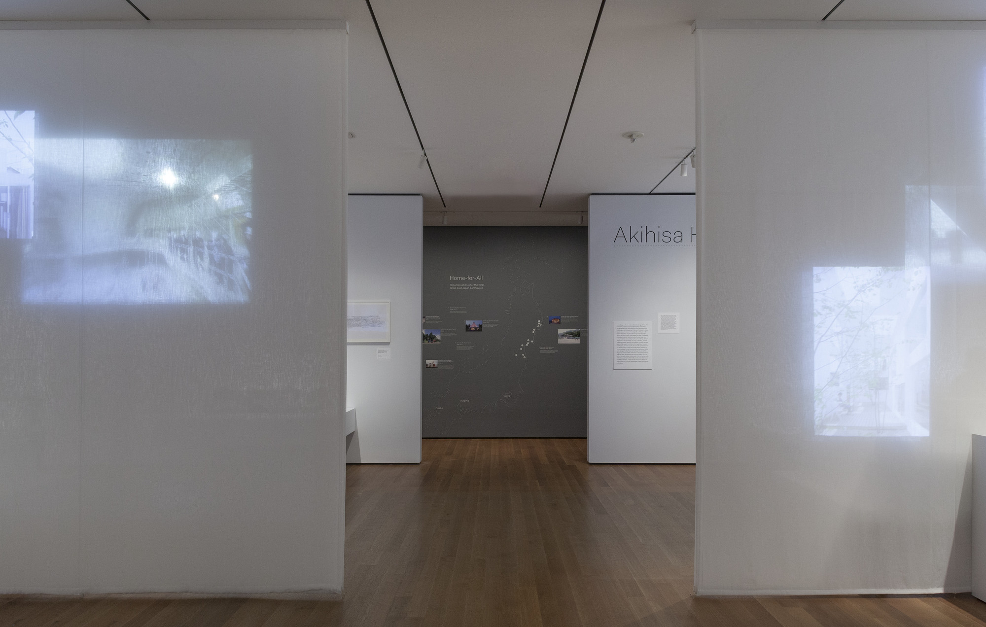 Installation view of the exhibition "A Japanese Constellation: Toyo Ito ...
