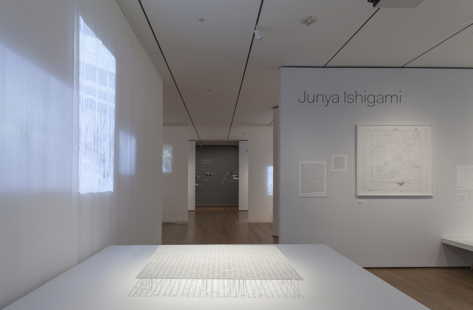 Installation view of the exhibition "A Japanese Constellation: Toyo Ito ...